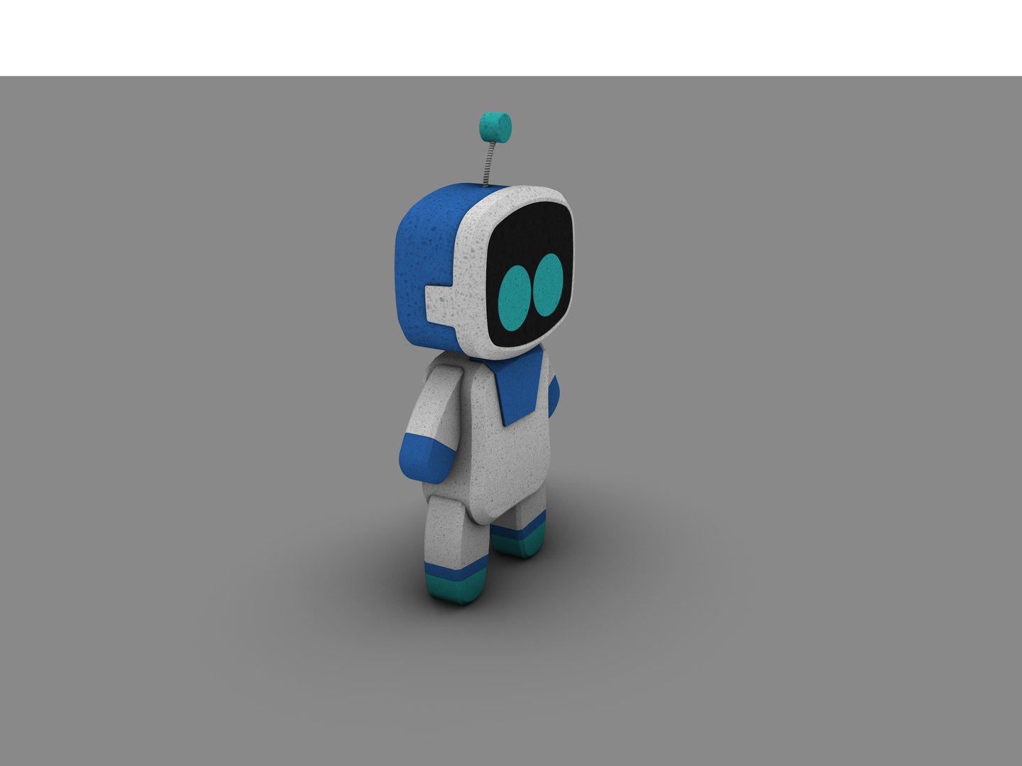 Astro Bot Sponge Bot 3D Model - TurboSquid 2338314