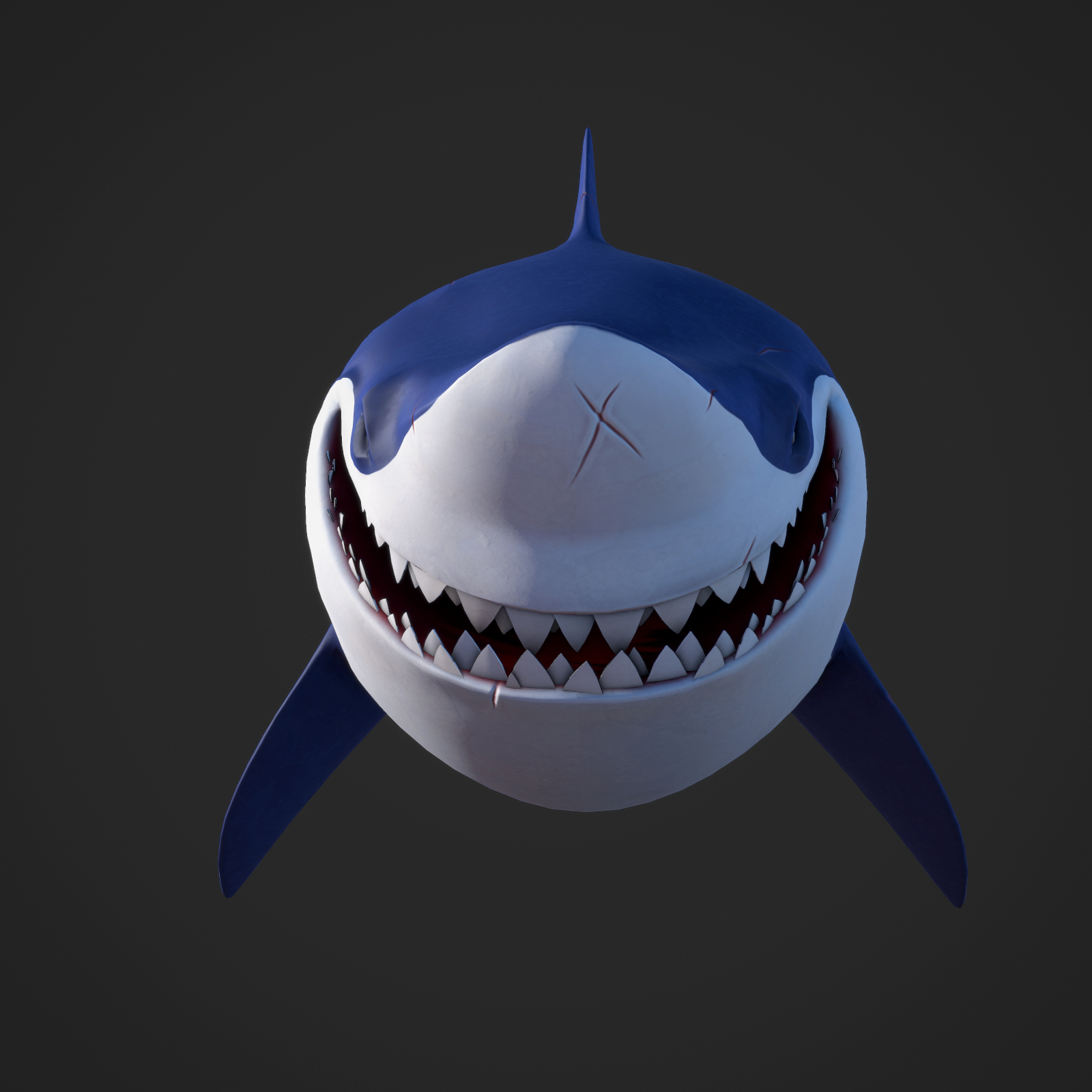 3d ready shark model