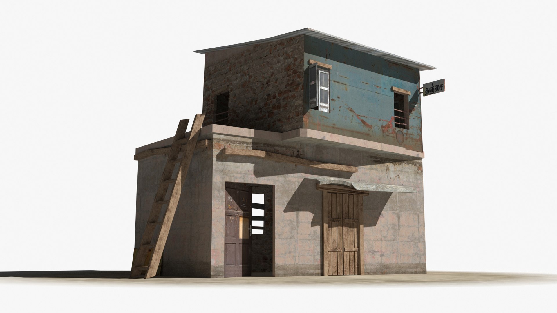 Slum X4 3D Model - TurboSquid 2301195