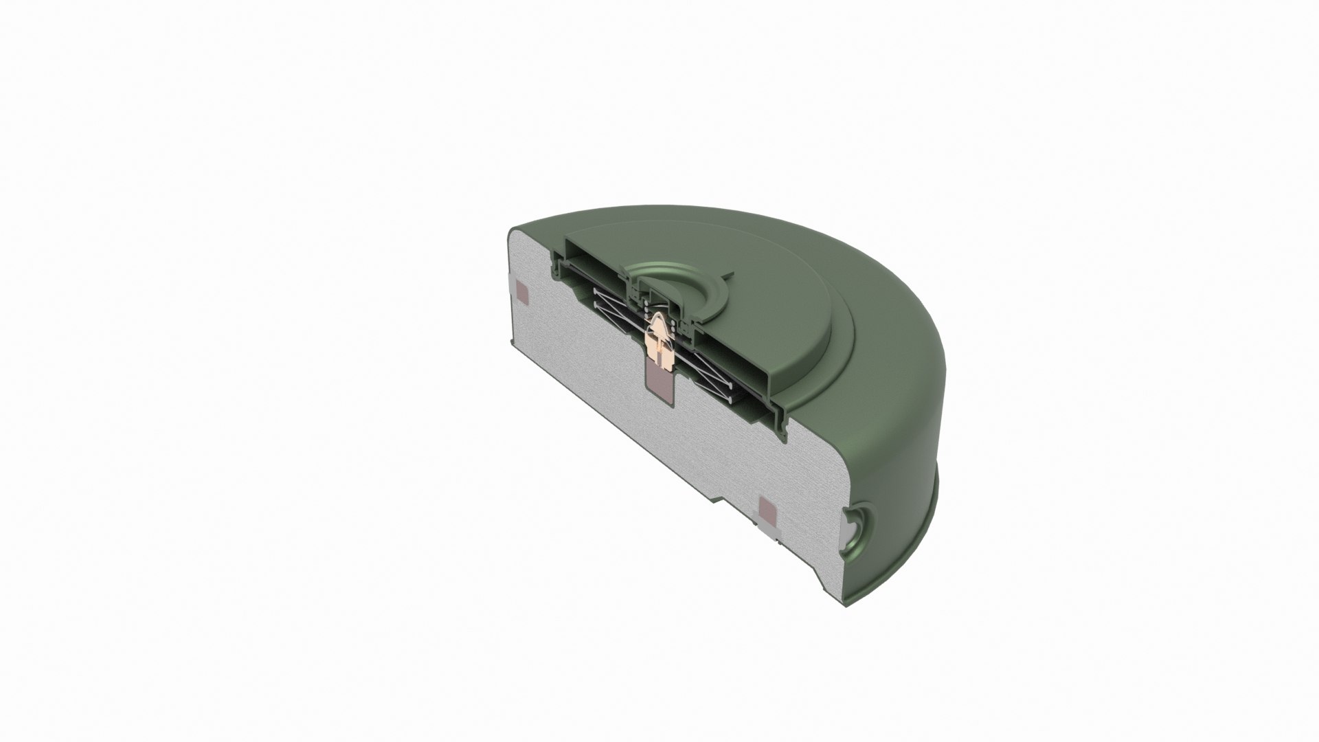3D M15 Anti-tank Landmine With Inside Parts - TurboSquid 1939035