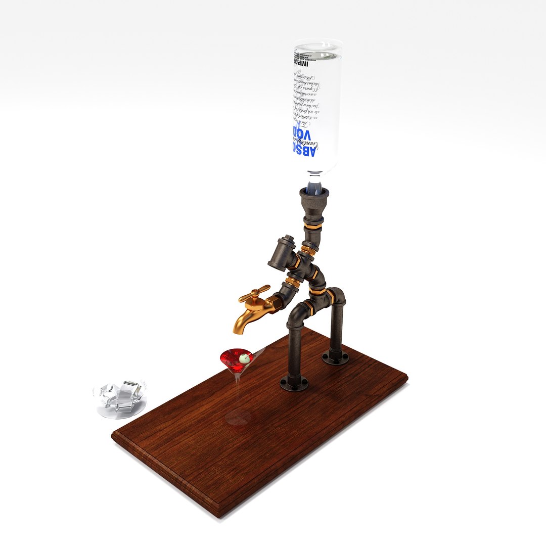 Liquor Dispenser LD03 Model - TurboSquid 2517820