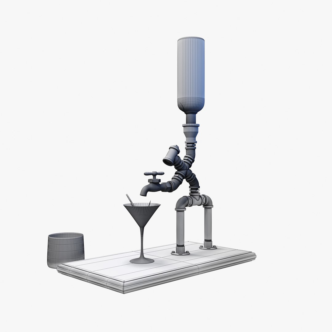 Liquor Dispenser LD03 Model - TurboSquid 2517820