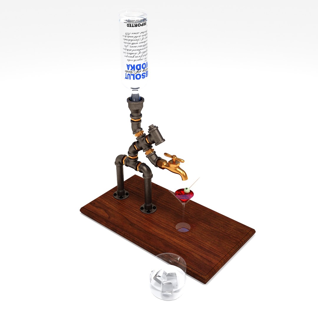 Liquor Dispenser LD03 Model - TurboSquid 2517820