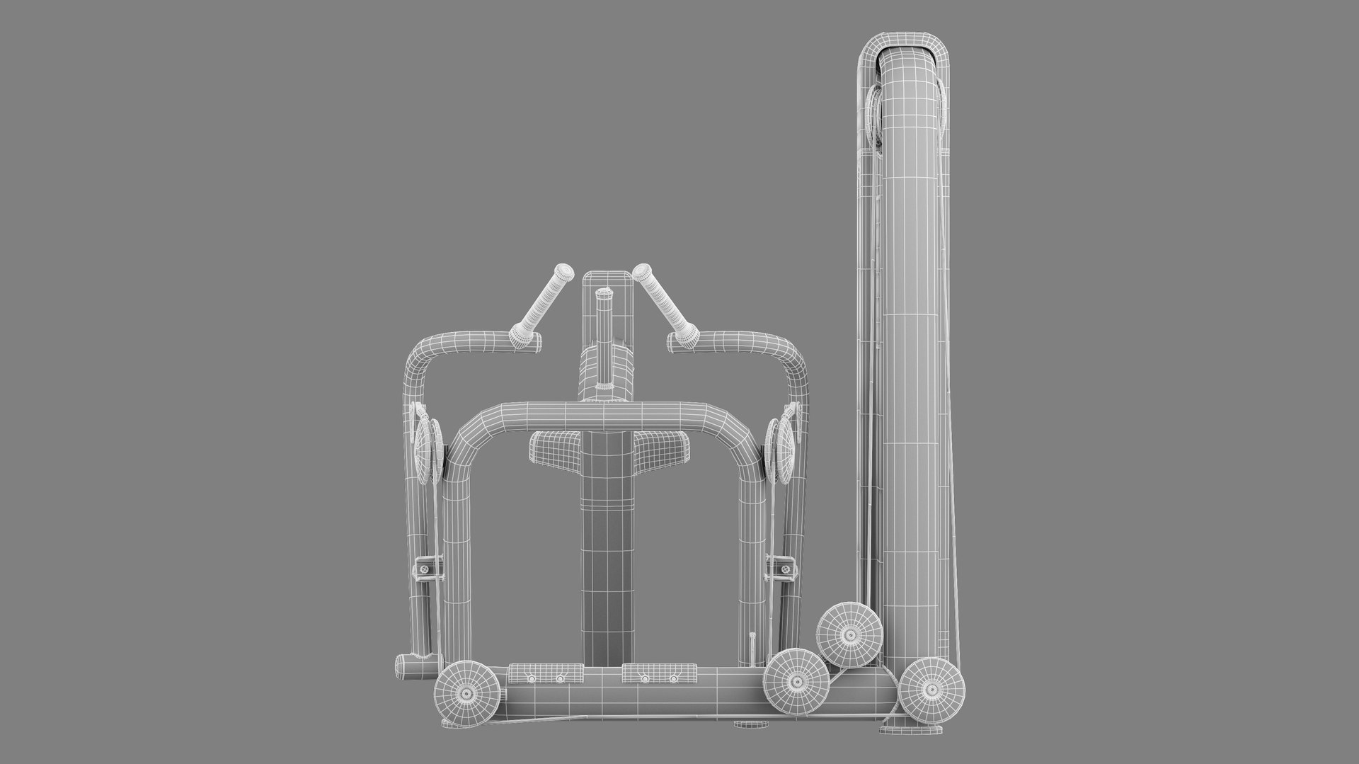 Technogym Selection 700 - Low Row 3D Model - TurboSquid 2231403
