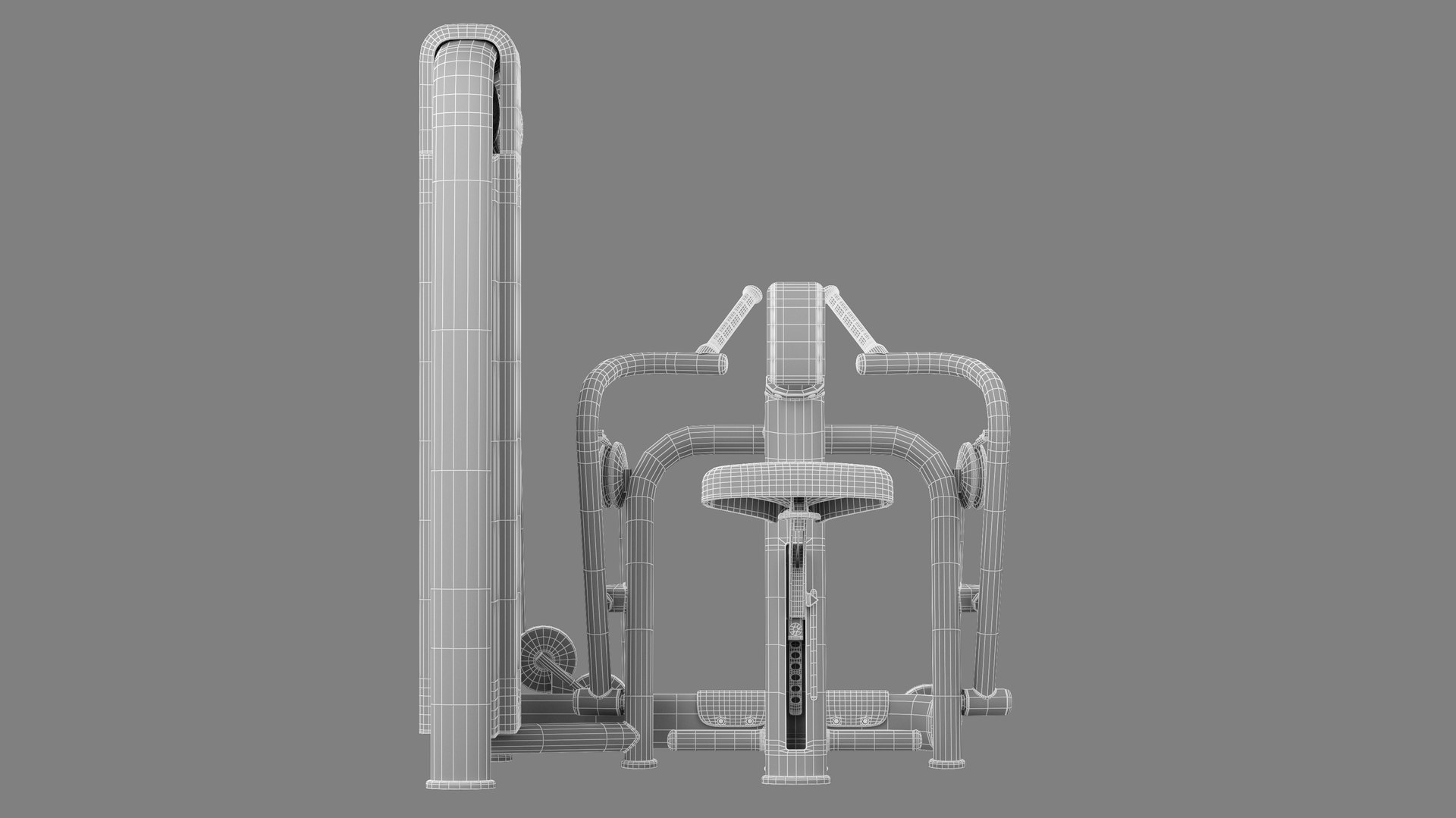 Technogym Selection 700 - Low Row 3D Model - TurboSquid 2231403