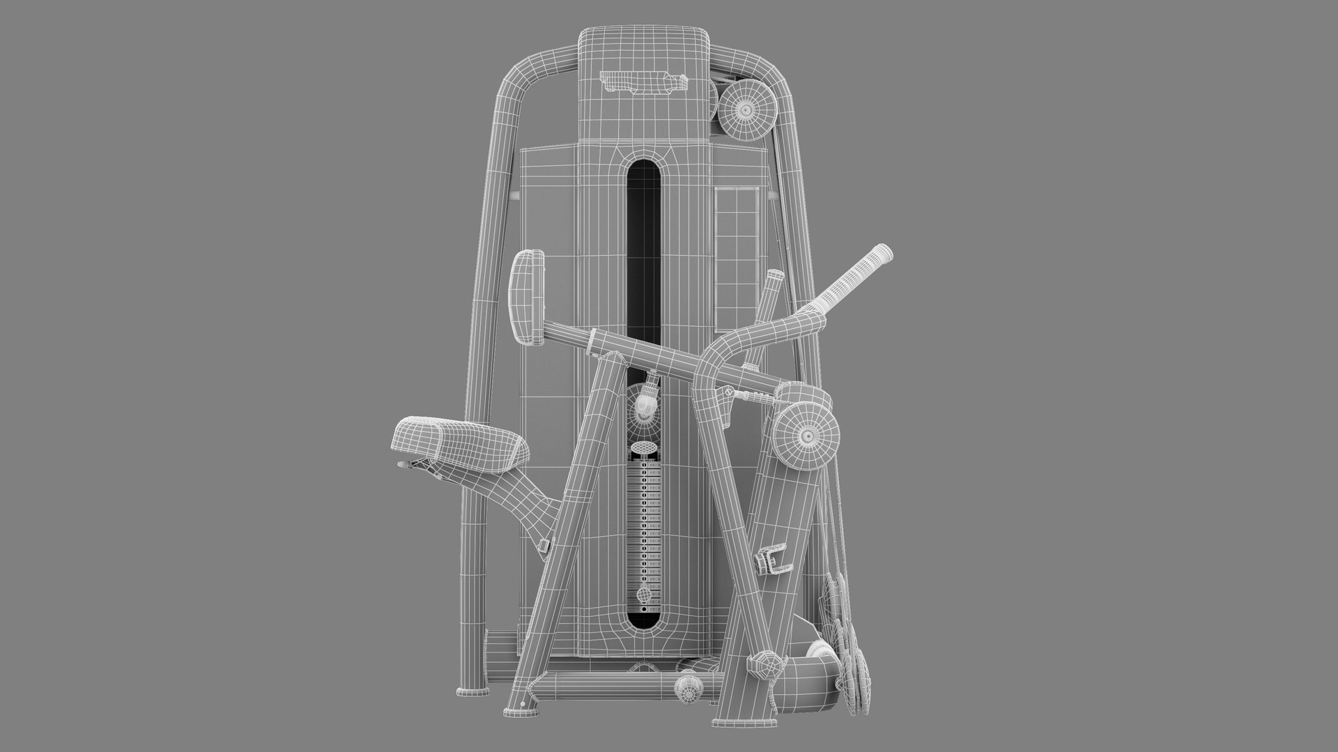Technogym Selection 700 - Low Row 3D Model - TurboSquid 2231403