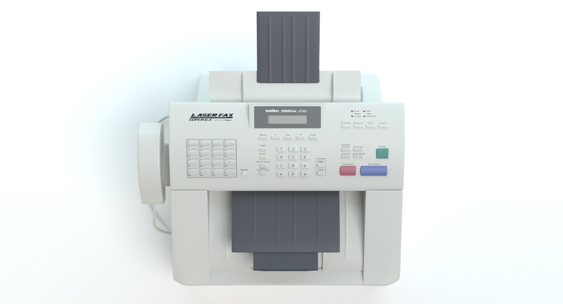 3d fax machine model