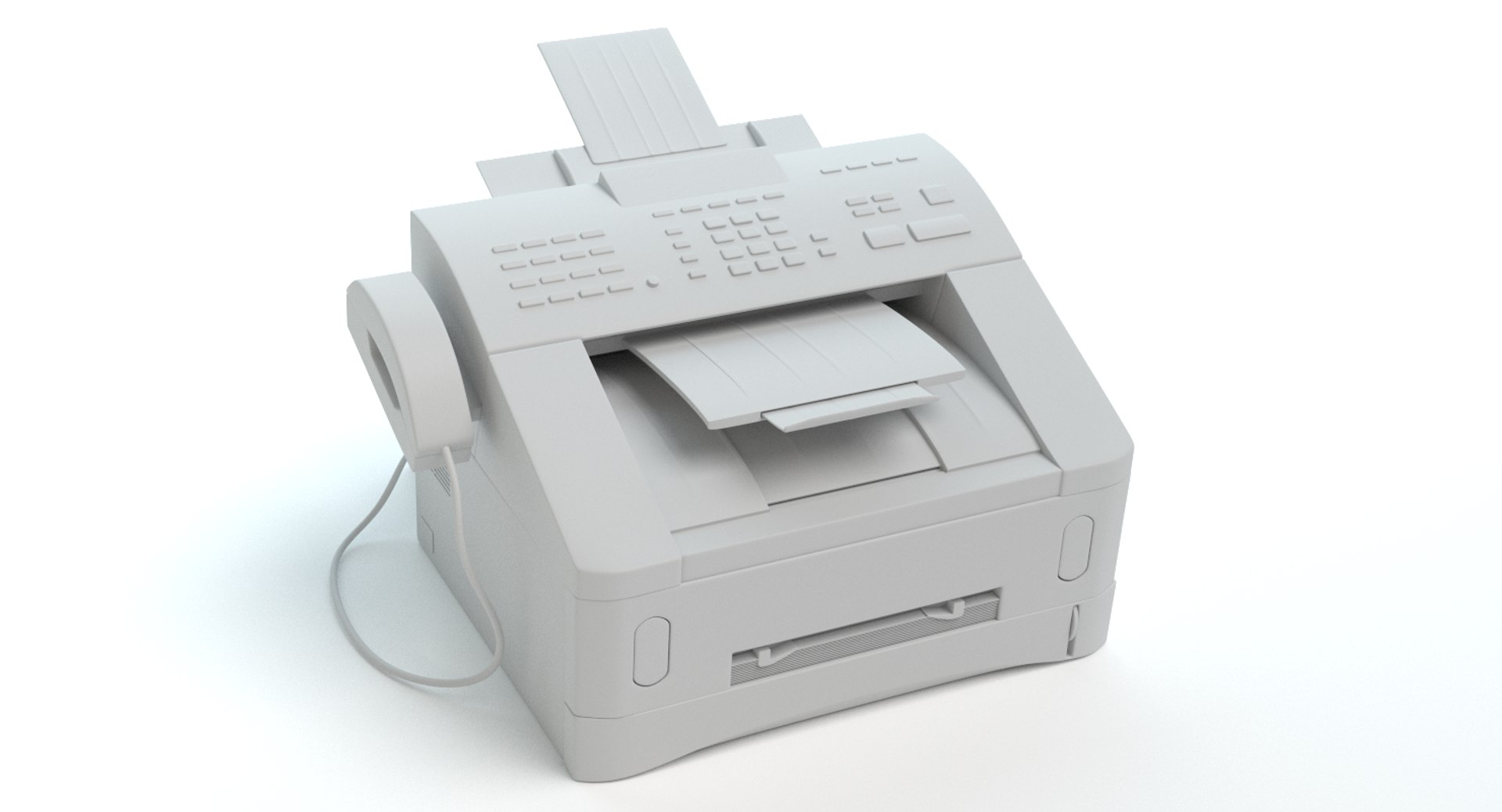 3d fax machine model