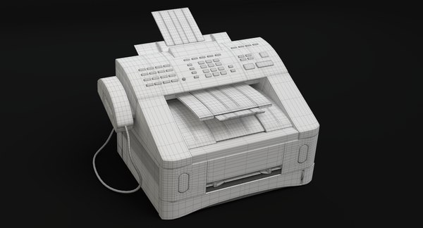 3d fax machine model