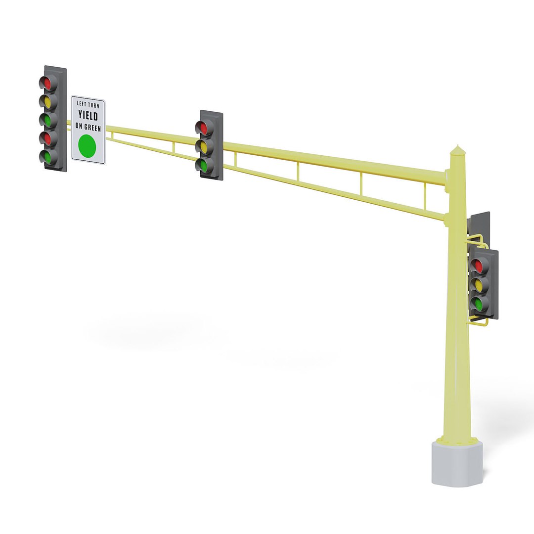 3D Large Traffic Lights - TurboSquid 1401034
