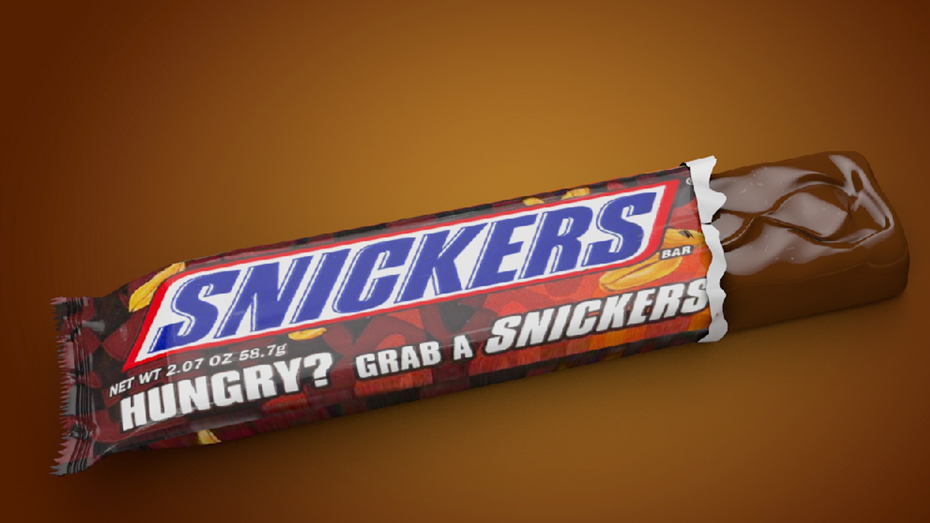 Snickers Chocolate Bars 3D Model - TurboSquid 1266593