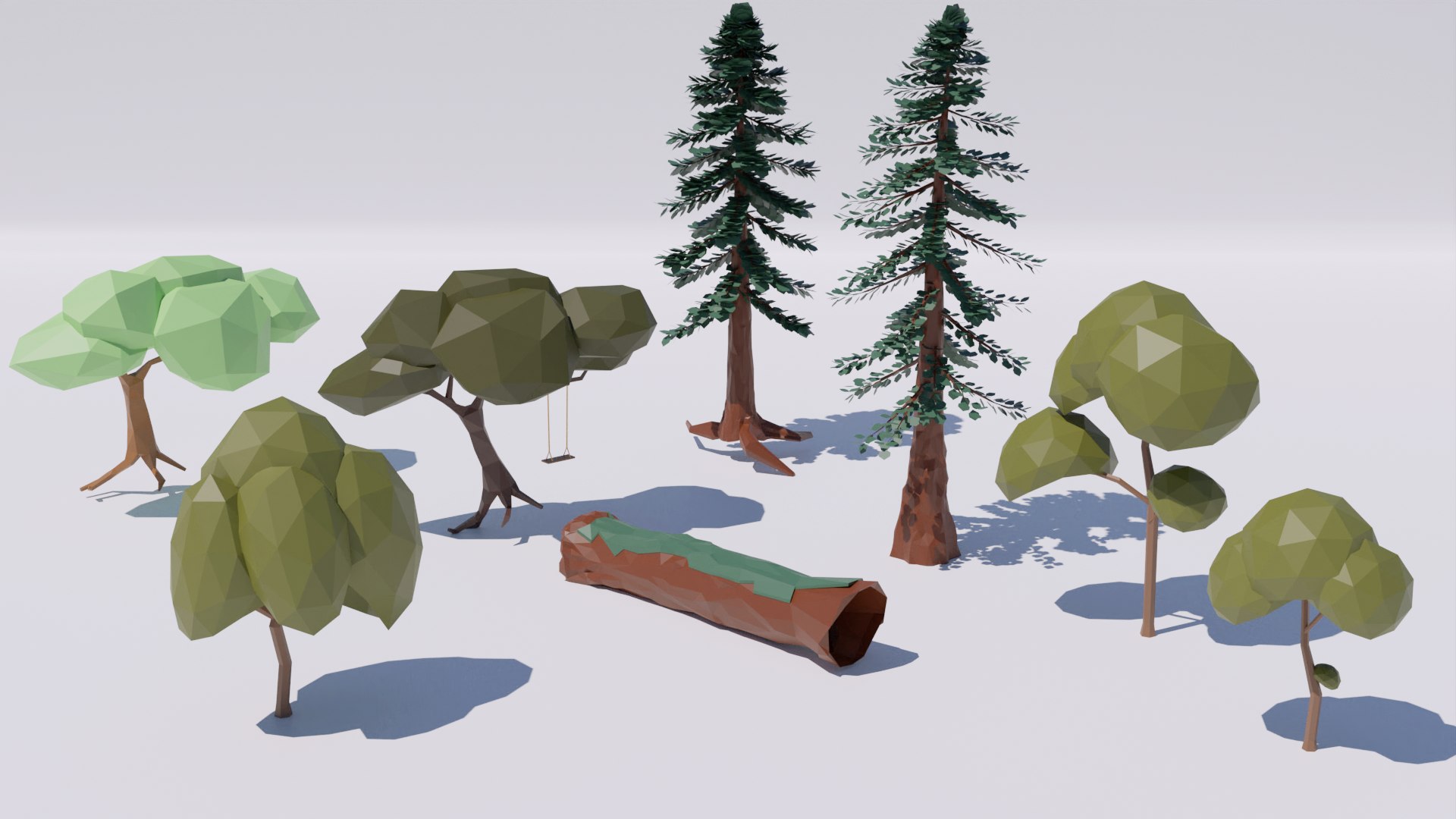 Pack 118 Nature Low-Poly 3D - TurboSquid 2082994