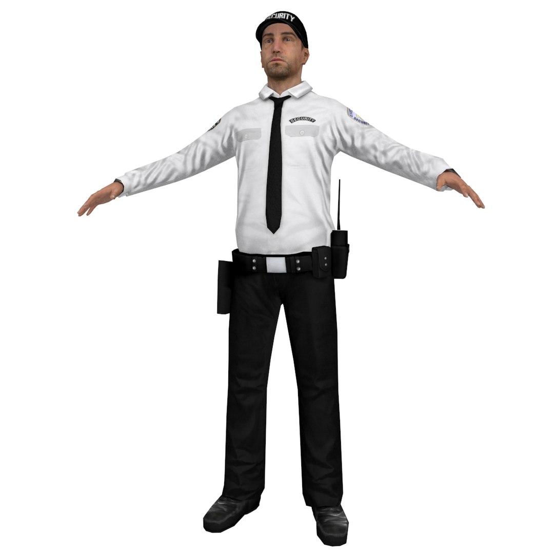 3d Model Rigged Security