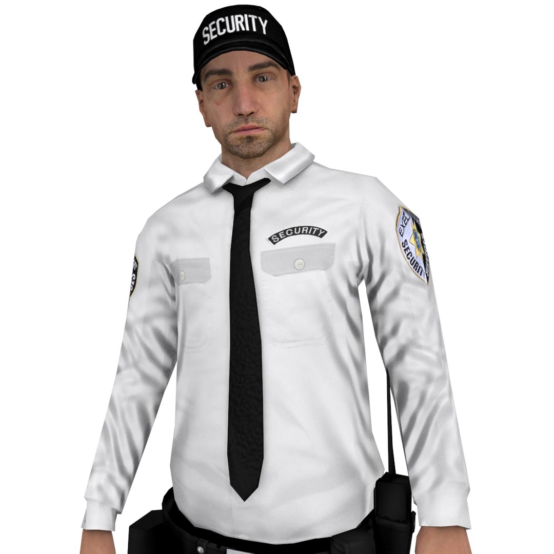 3d Model Rigged Security