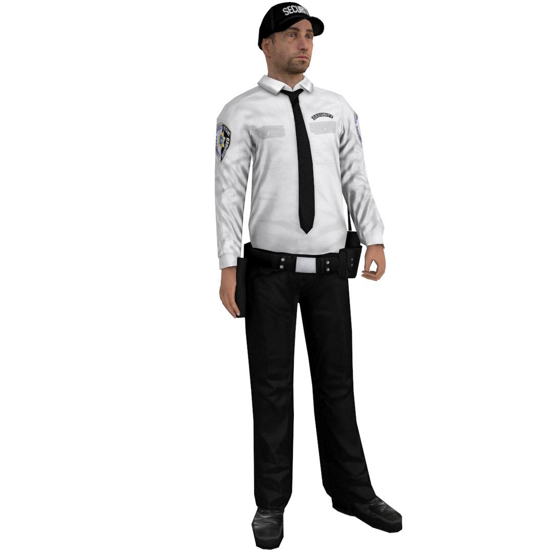 3d model rigged security