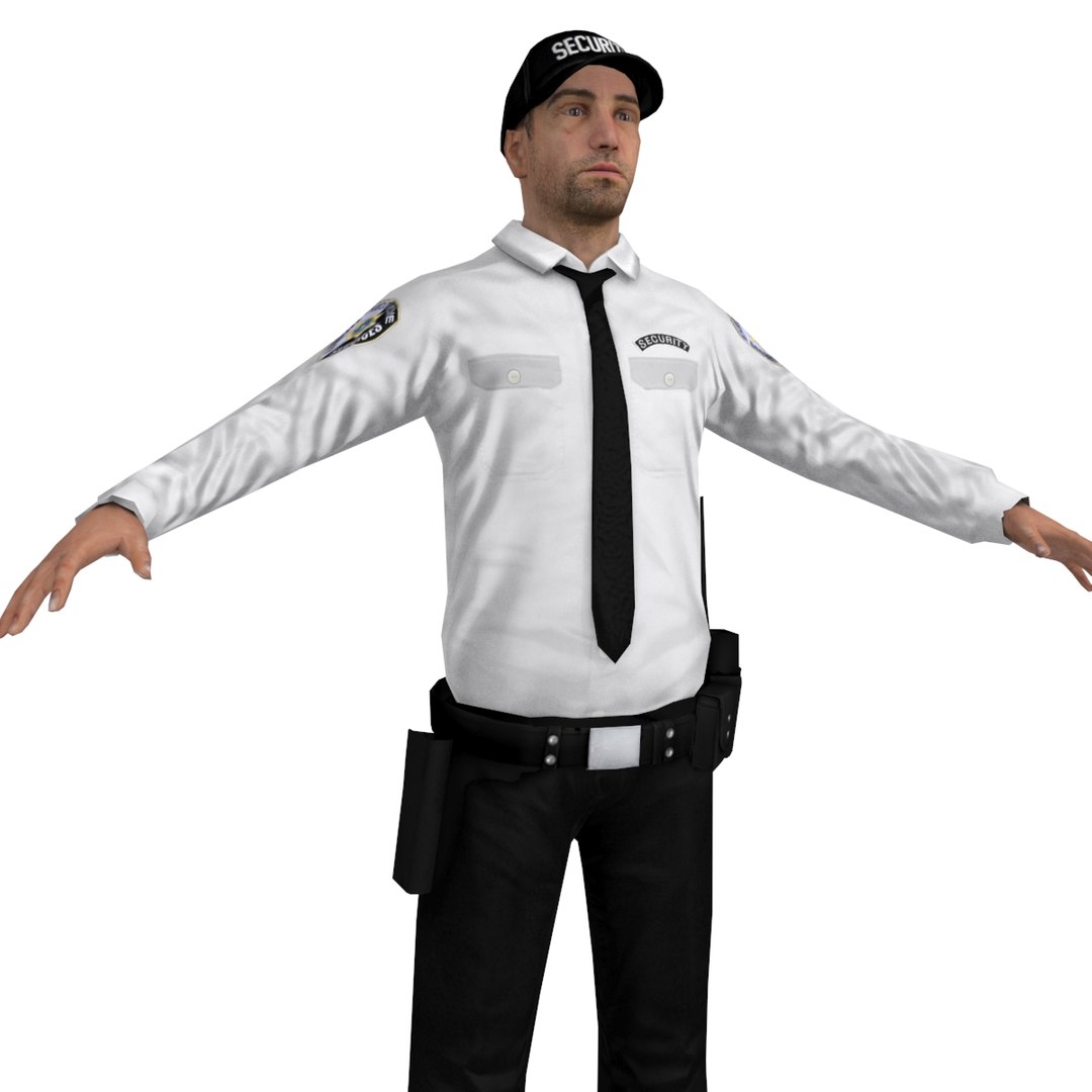 3d Model Rigged Security