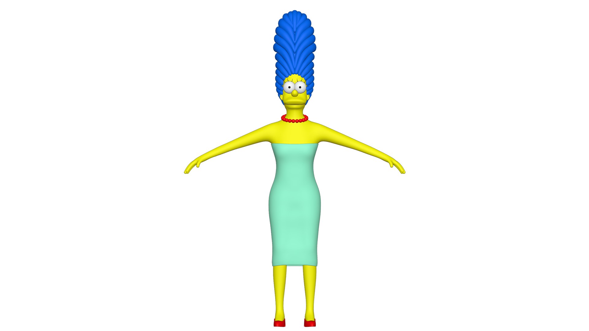 3D Marge Simpson Model - TurboSquid 2251390