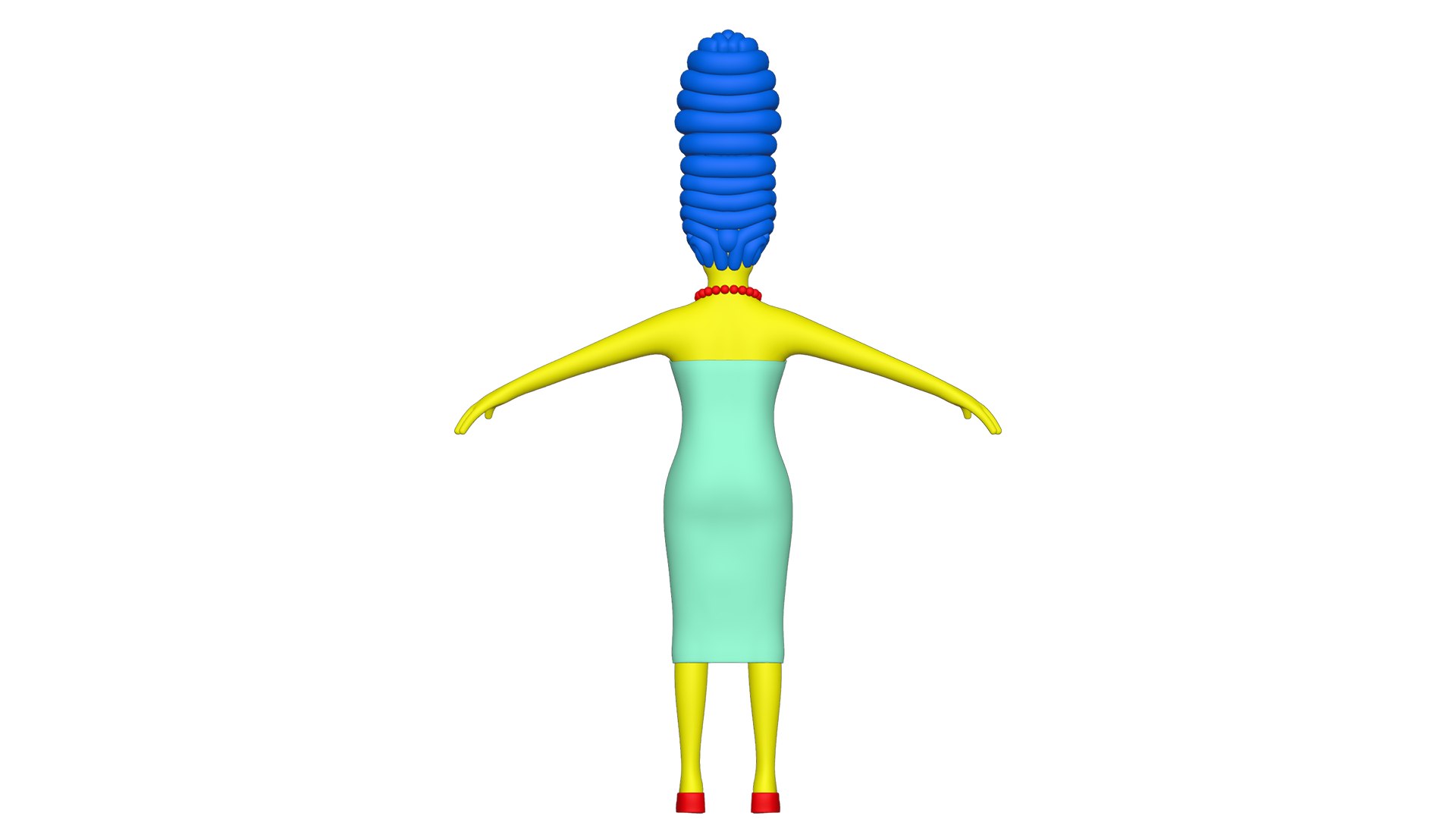 3D Marge Simpson Model - TurboSquid 2251390