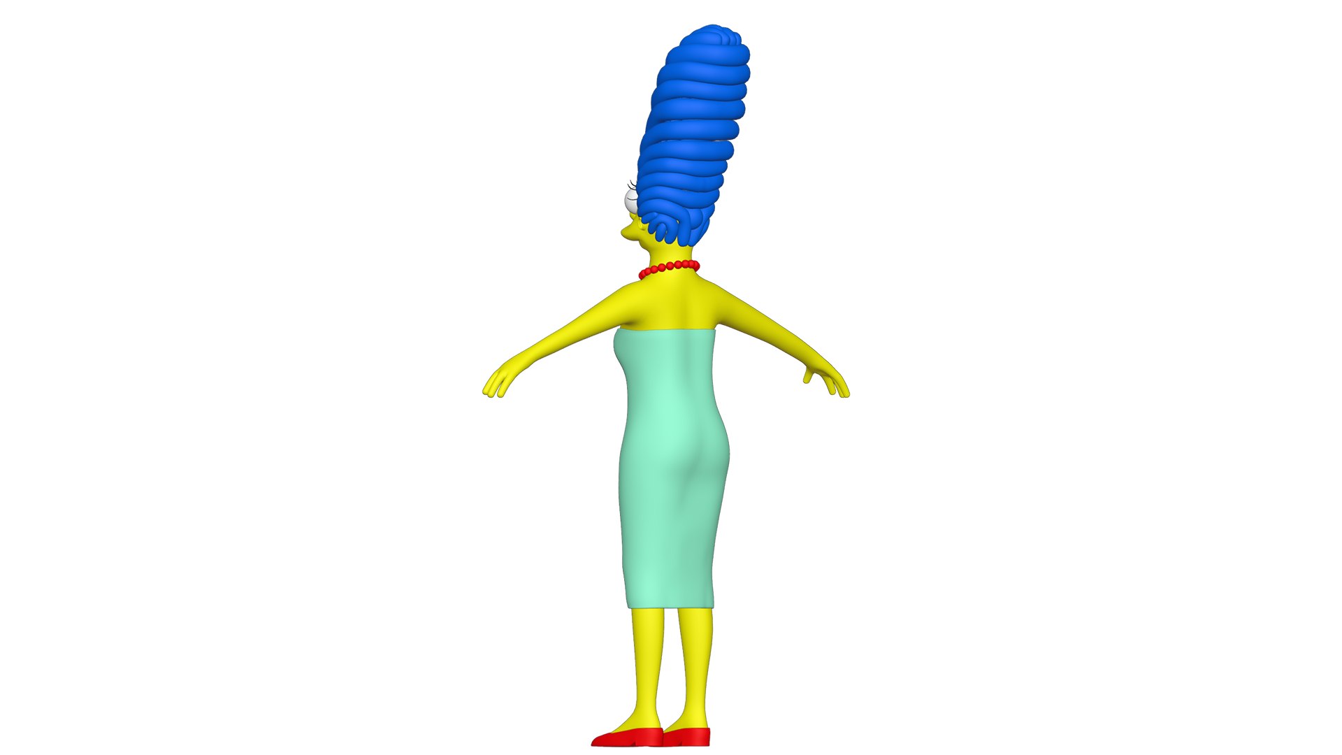 3D Marge Simpson Model - TurboSquid 2251390