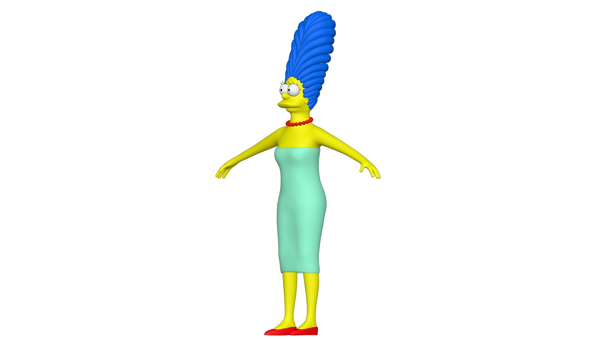 3D Marge Simpson Model - TurboSquid 2251390