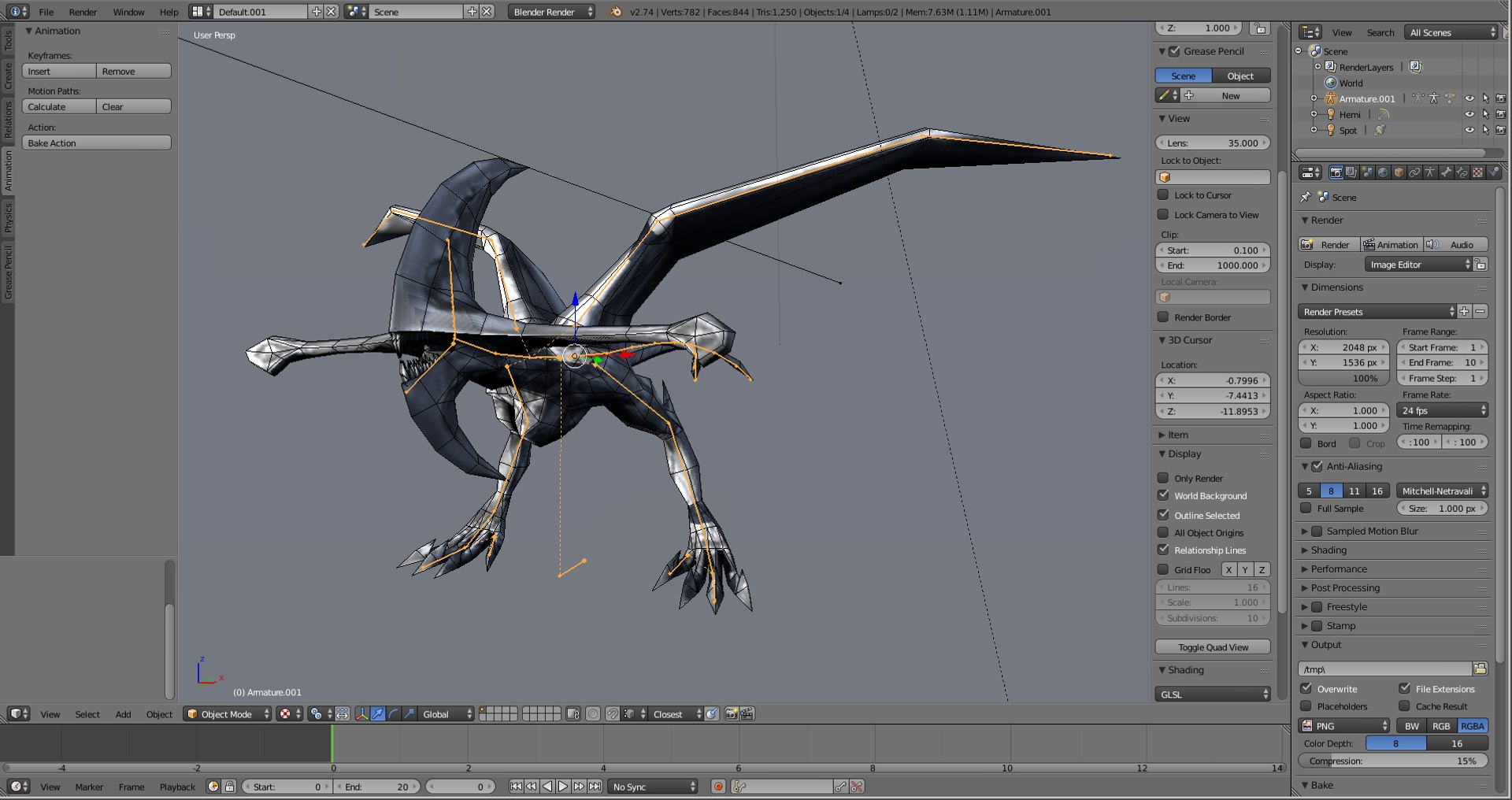 3d Bioraptor Pitch Black
