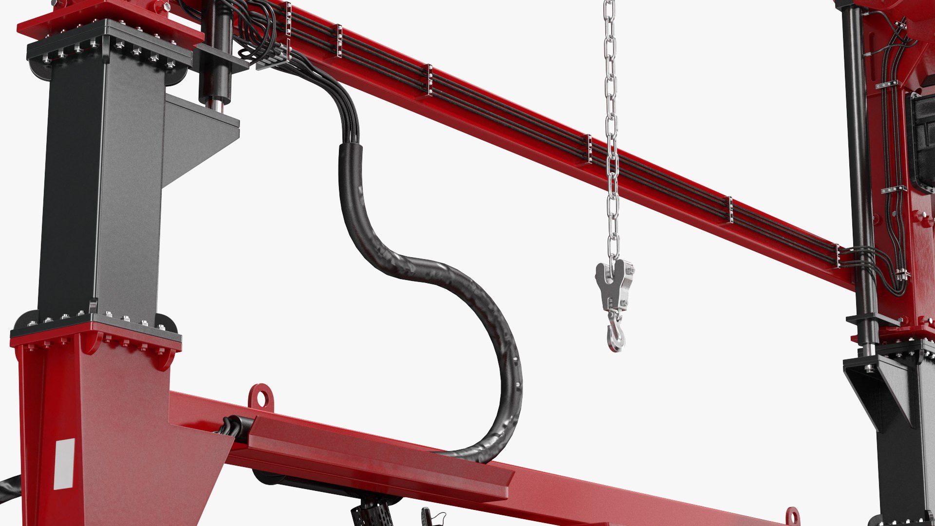 Heavy duty straddle carrier 3D model - TurboSquid 1452146