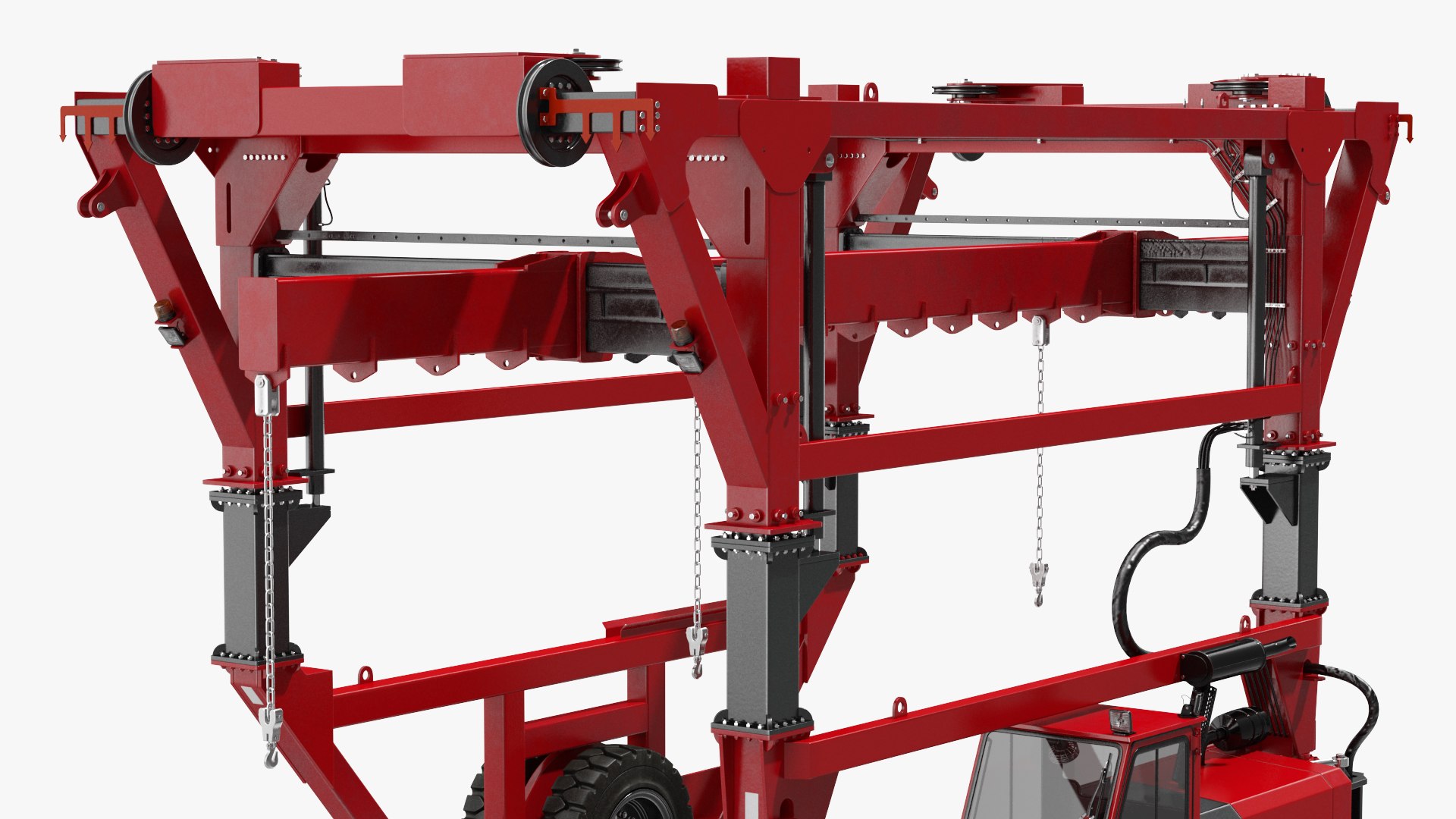 Heavy Duty Straddle Carrier 3D Model - TurboSquid 1452146