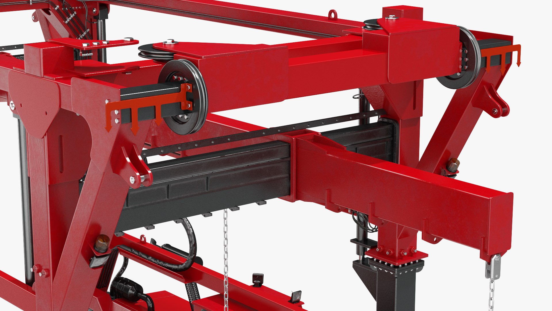 Heavy Duty Straddle Carrier 3D Model - TurboSquid 1452146