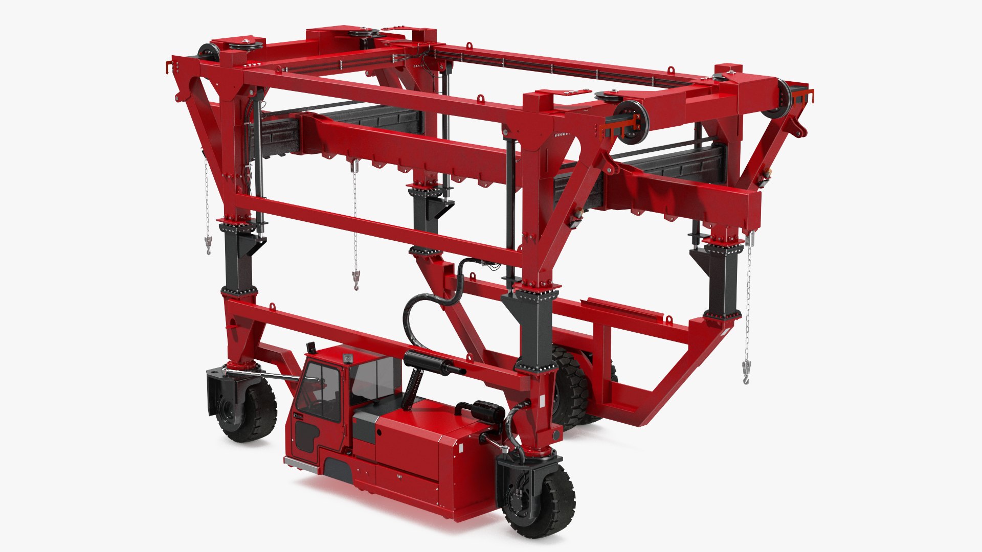 Heavy Duty Straddle Carrier 3D Model - TurboSquid 1452146