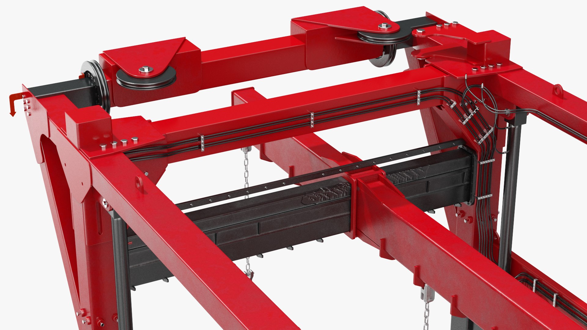 Heavy Duty Straddle Carrier 3D Model - TurboSquid 1452146