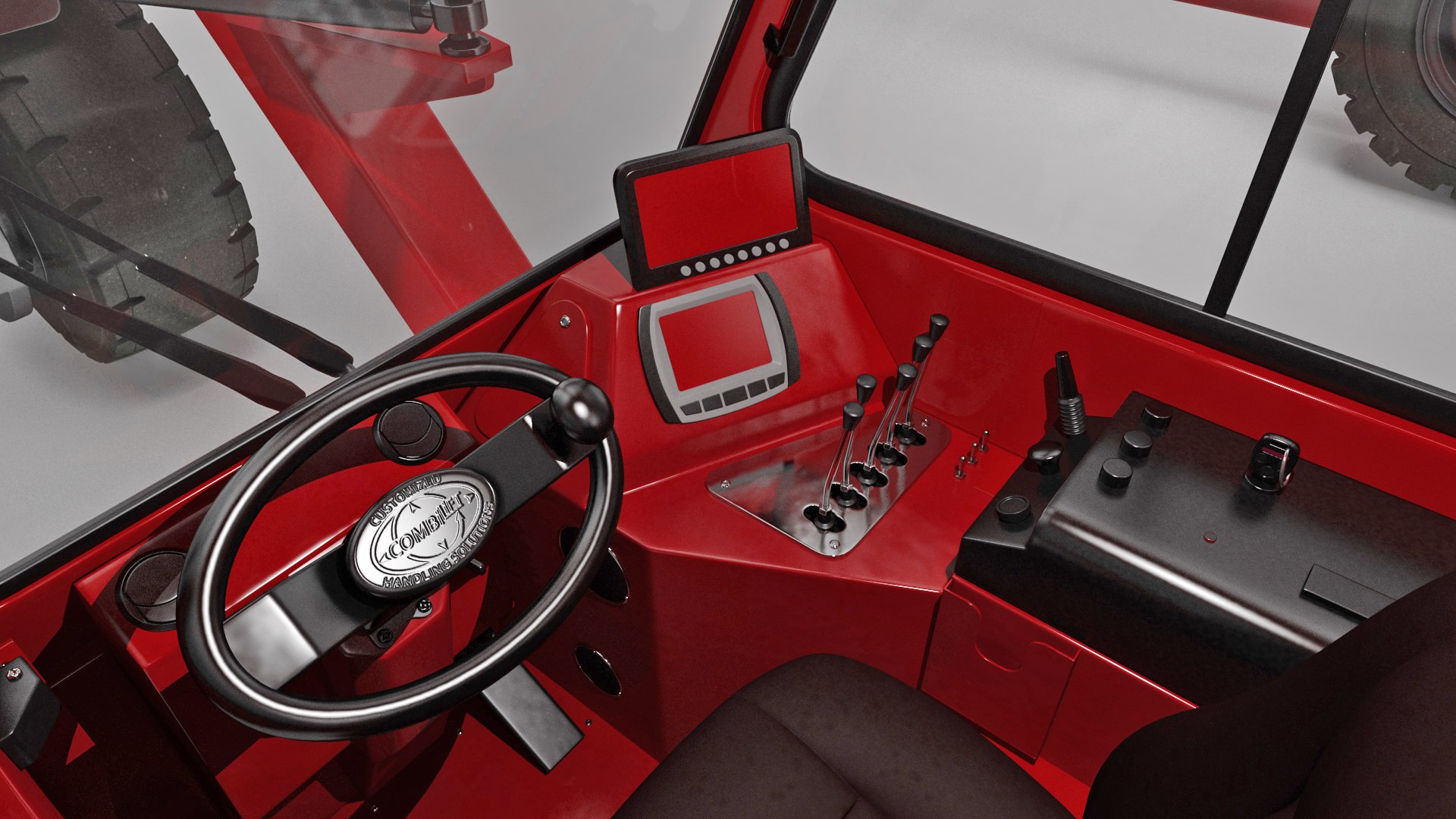 Heavy duty straddle carrier 3D model - TurboSquid 1452146