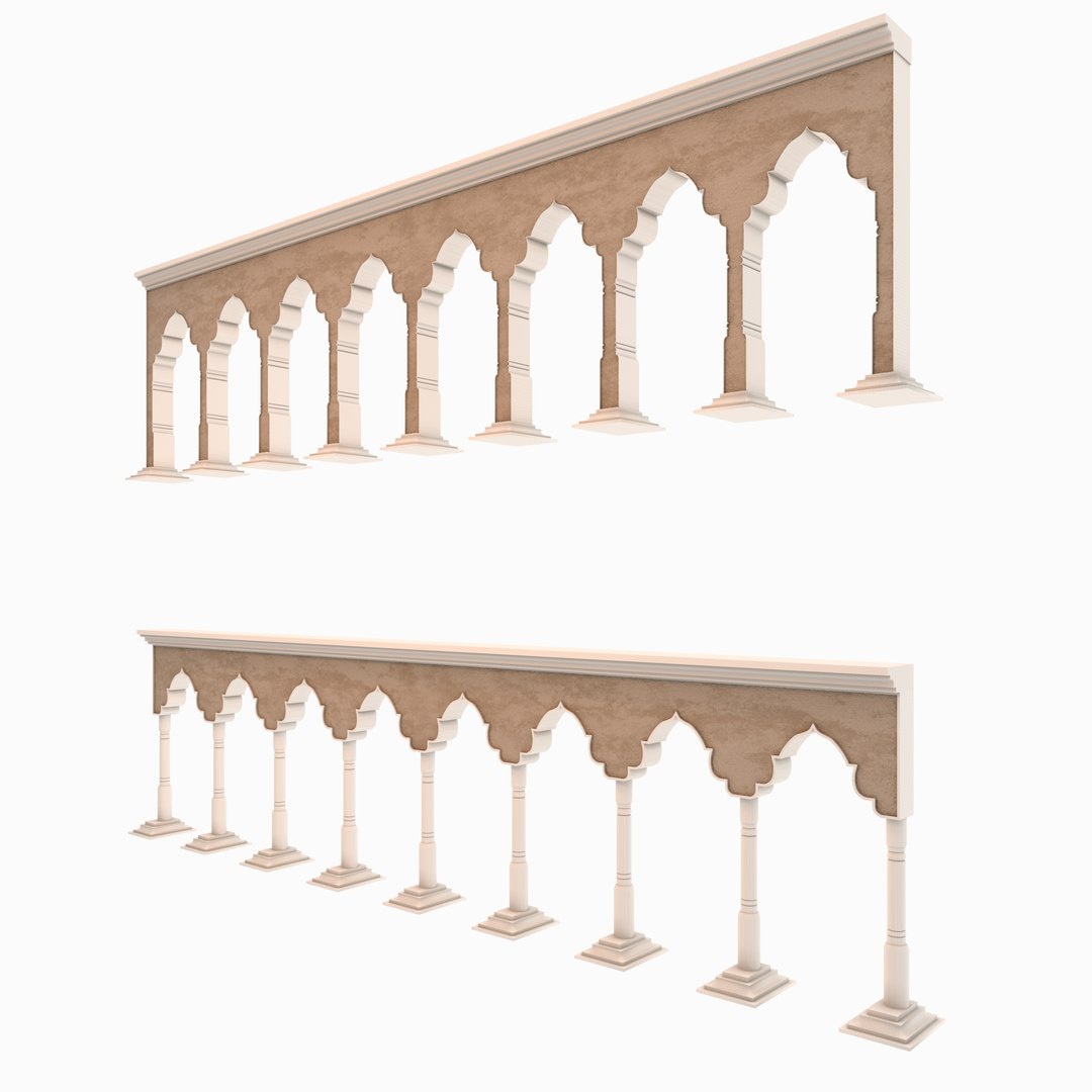 Classic Moroccan Arch 3D Model - TurboSquid 2019347