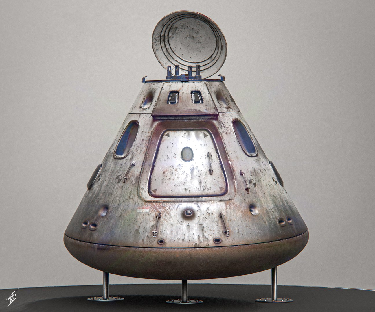 Space Capsule Model - TurboSquid 1592912