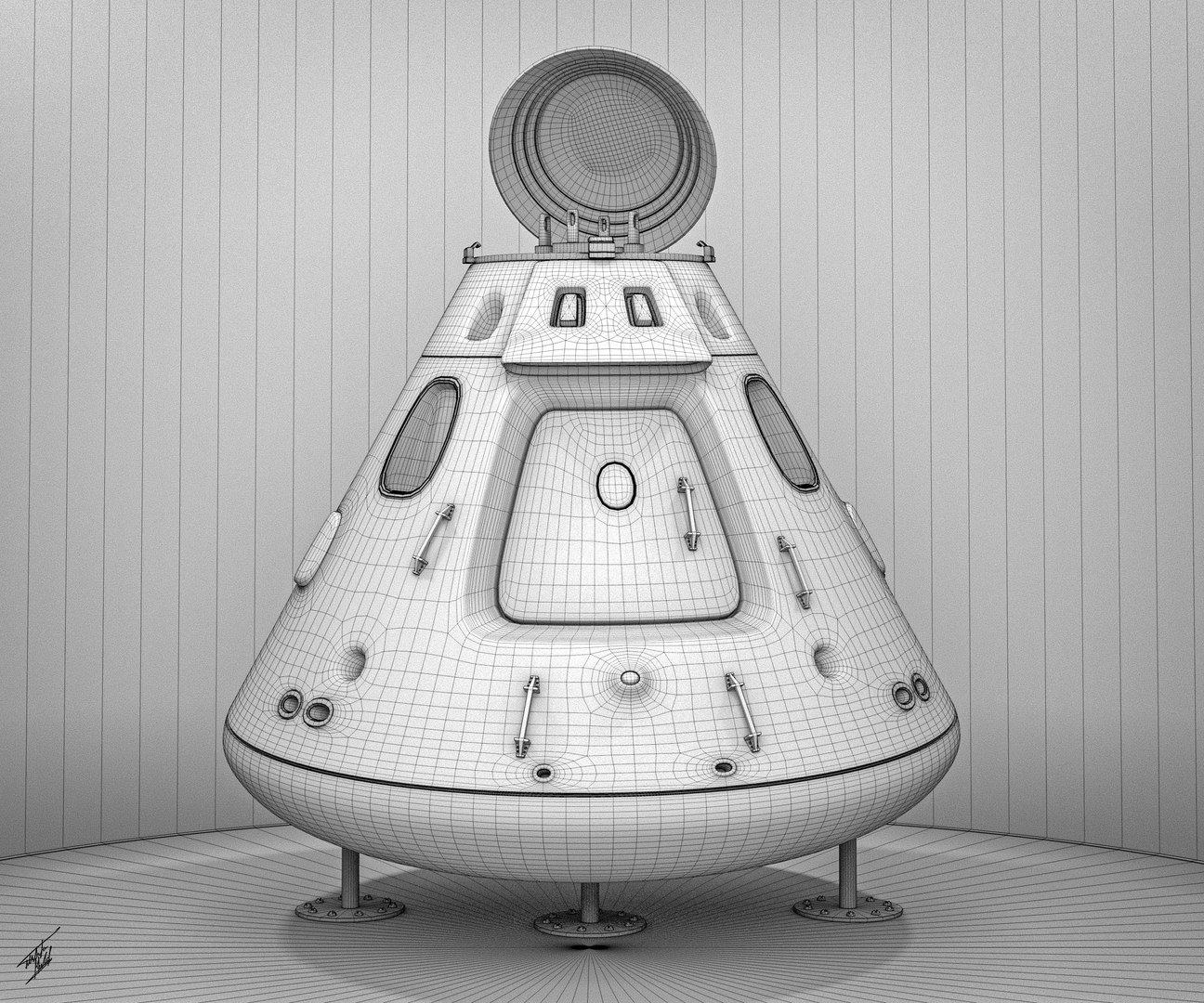 Space Capsule Model - TurboSquid 1592912