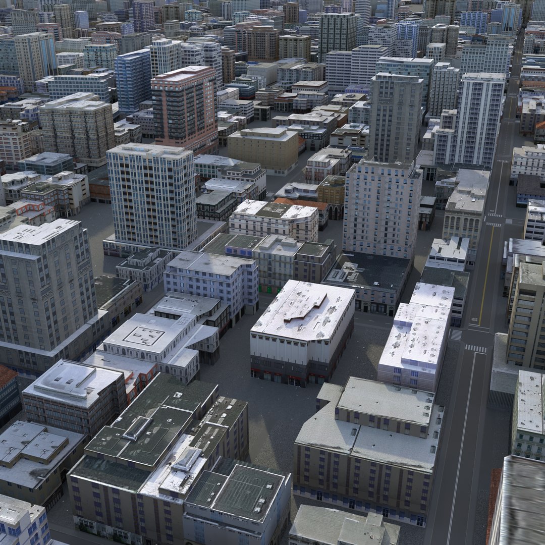 City 85 3D Model - TurboSquid 2144780