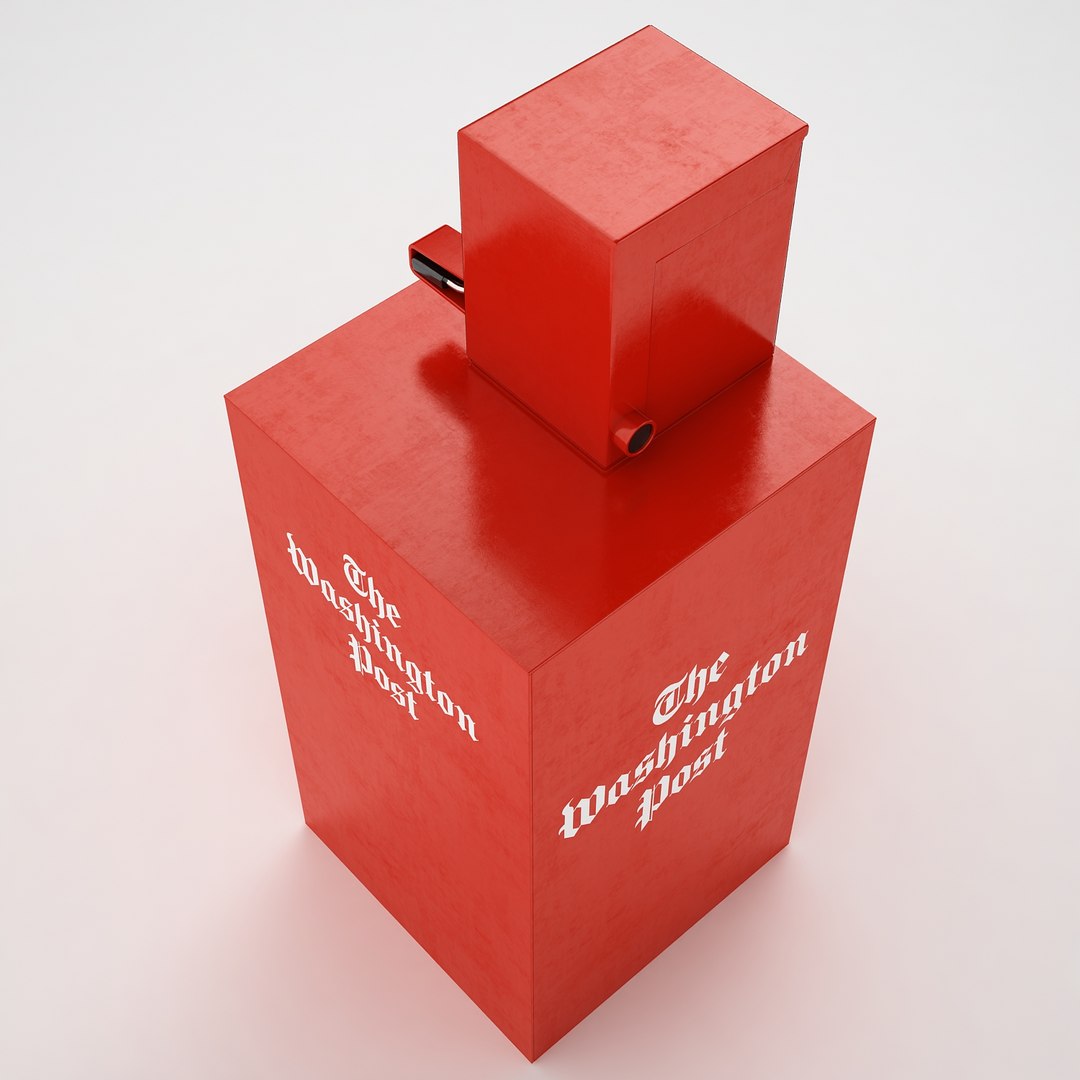 3d Newspaper Box Model