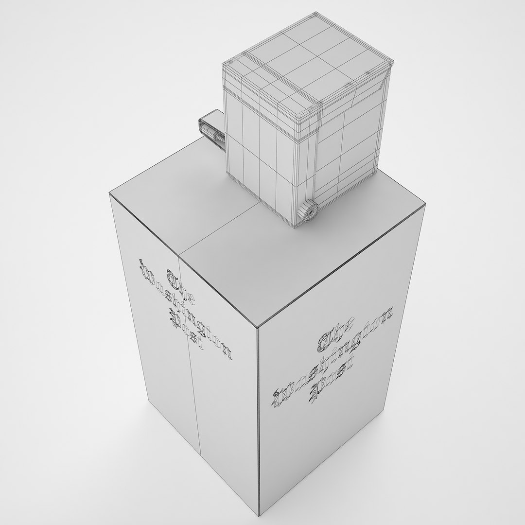 3d Newspaper Box Model