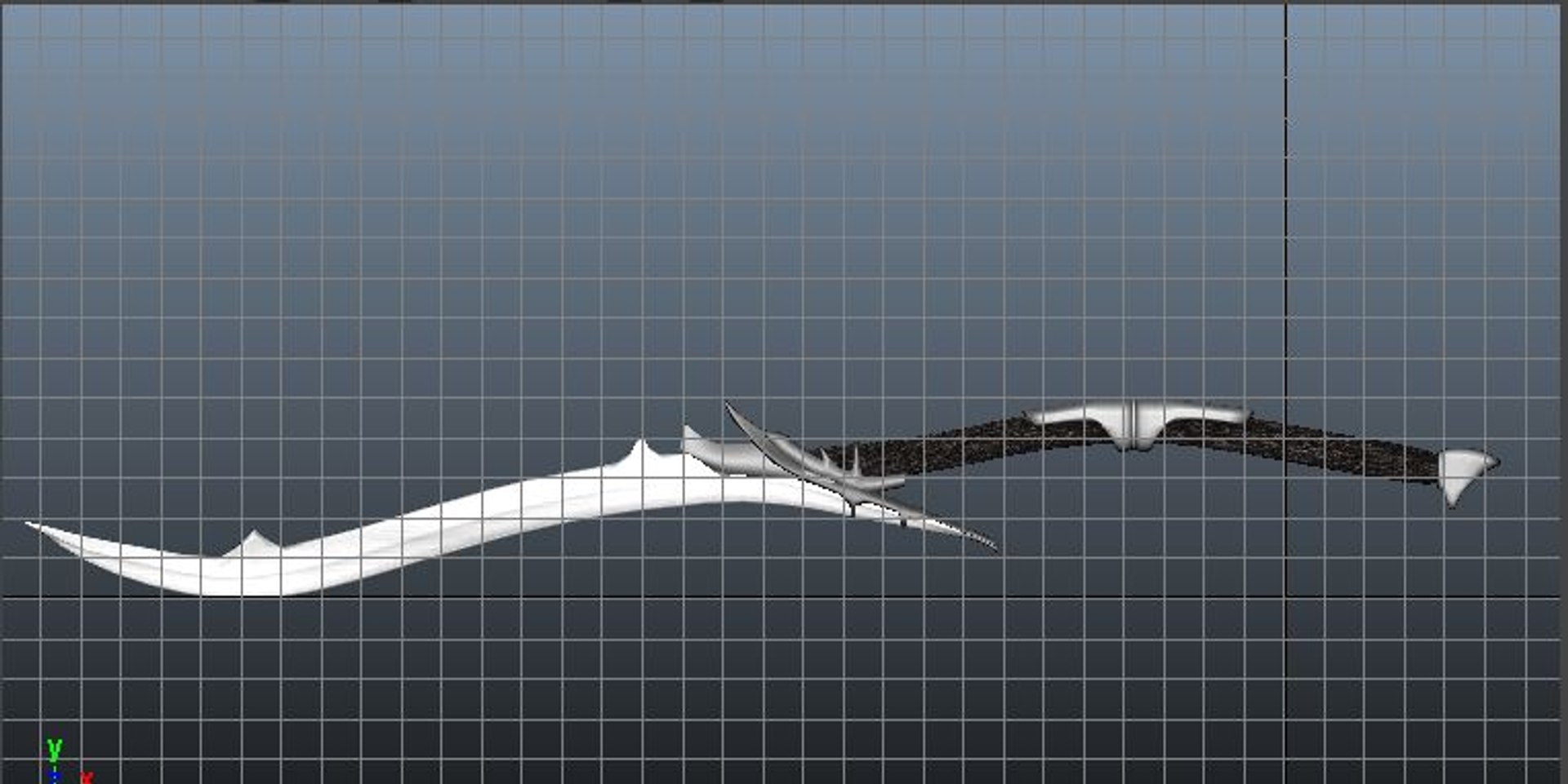 Curved Sword 3d Ma