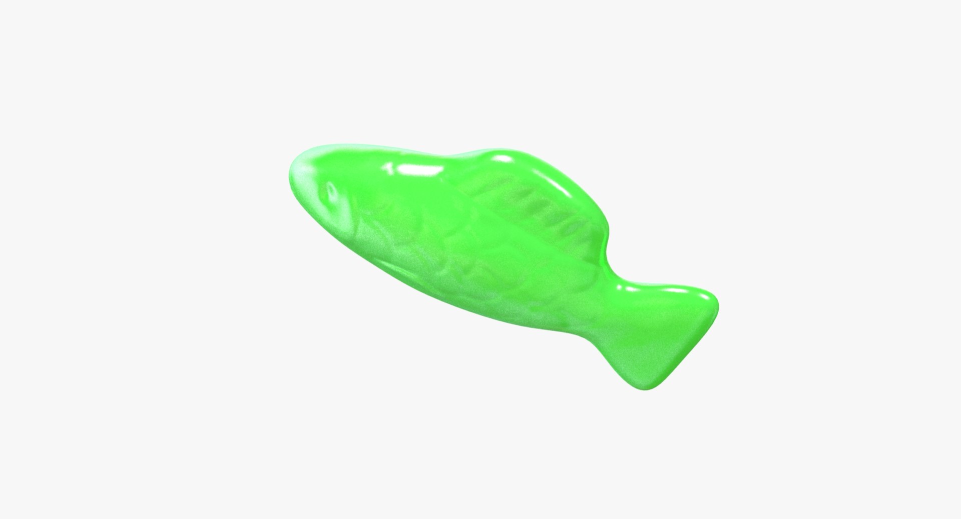 Swedish Fish Green 3D Model - TurboSquid 1149155