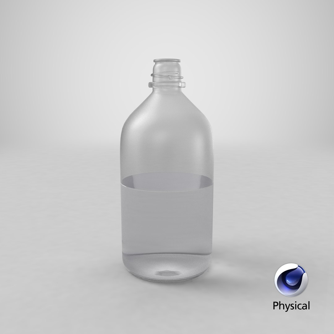 3D Laboratory Bottle Large Isopropanol - TurboSquid 1713187