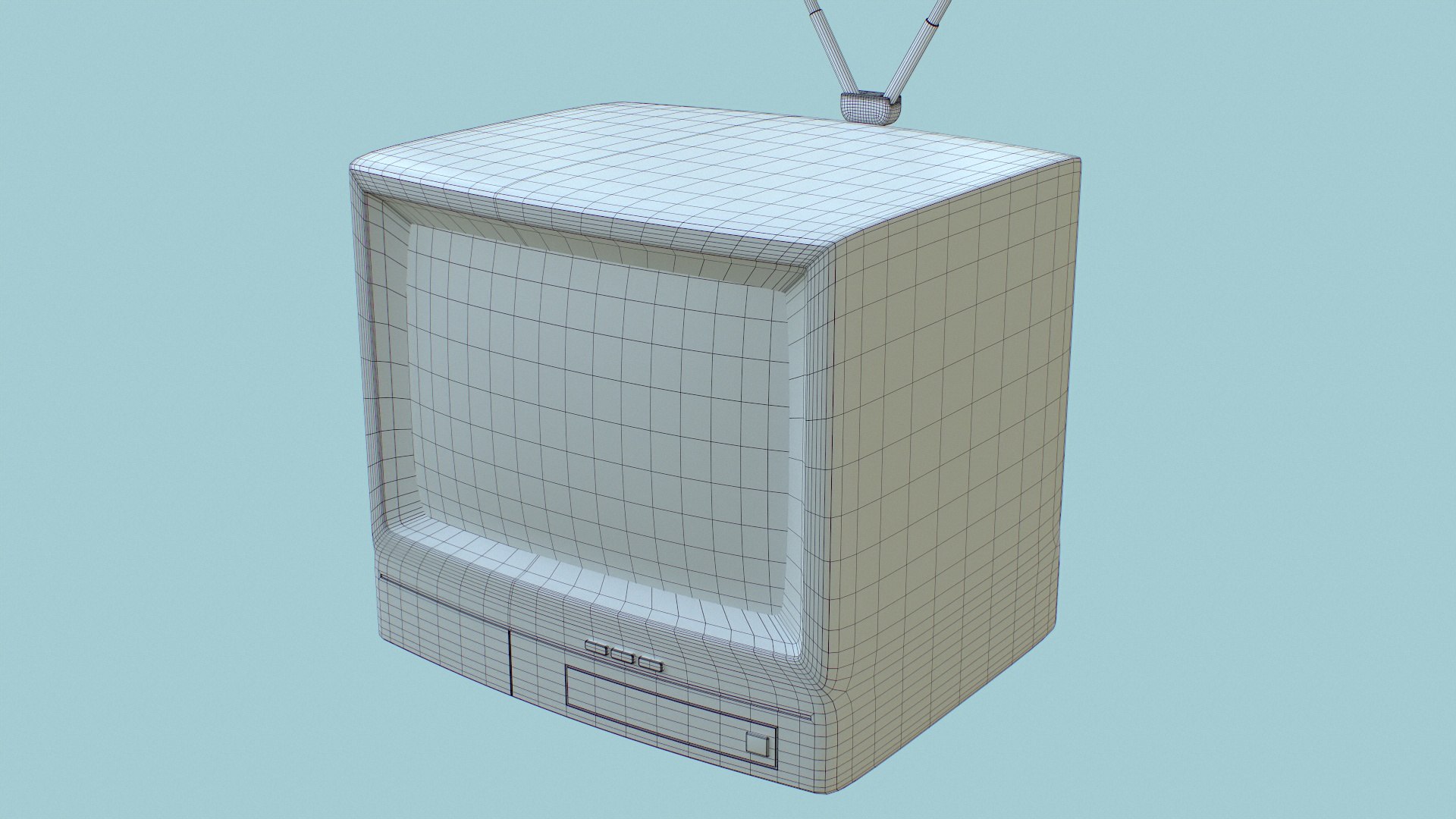 CRT TV 3D Model - TurboSquid 2084398