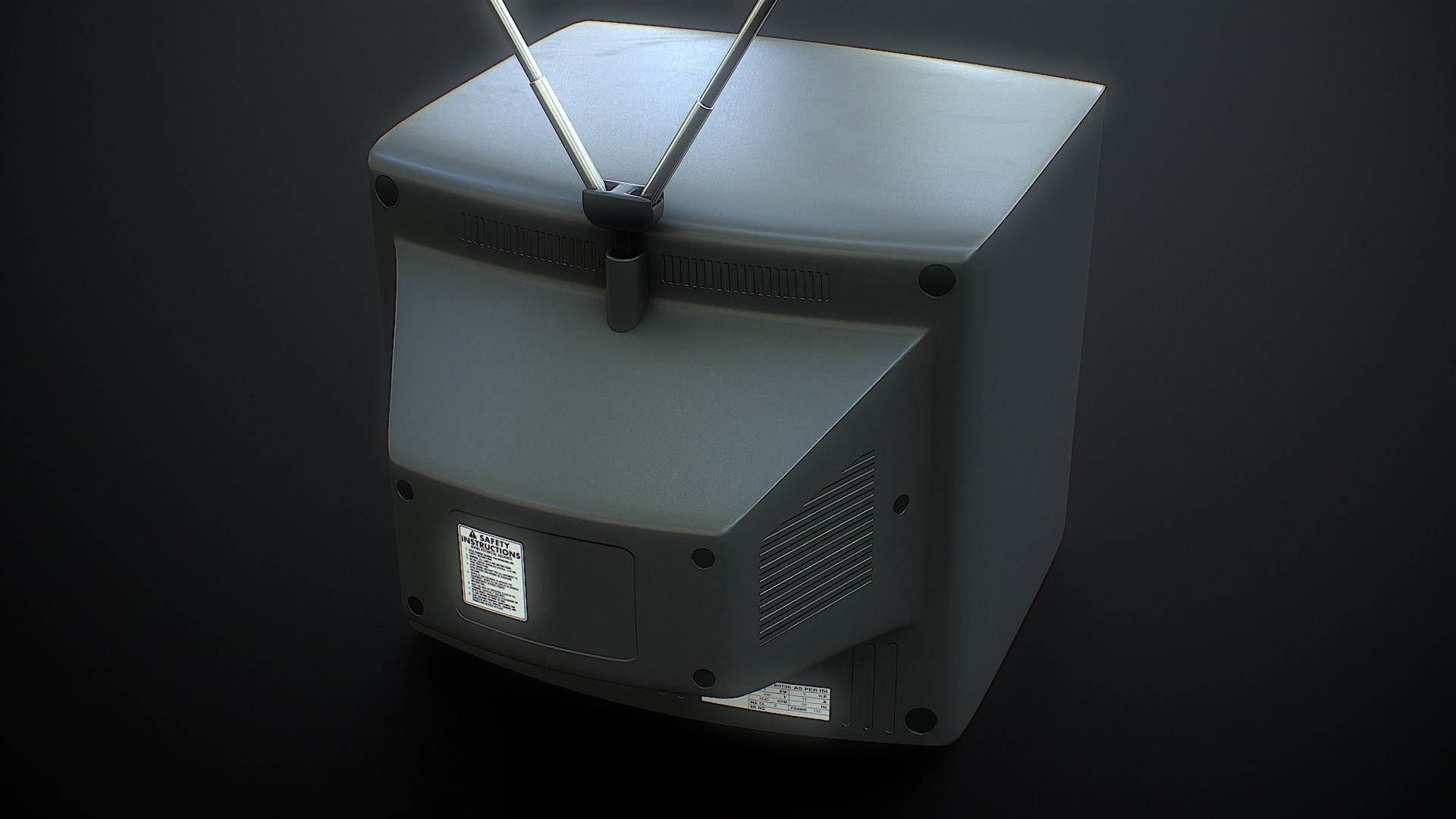 CRT TV 3D Model - TurboSquid 2084398