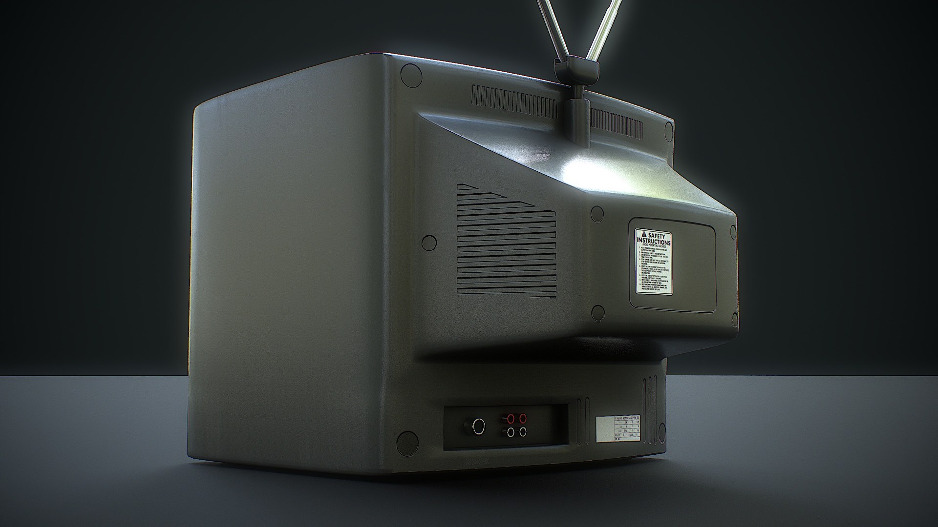 CRT TV 3D Model - TurboSquid 2084398