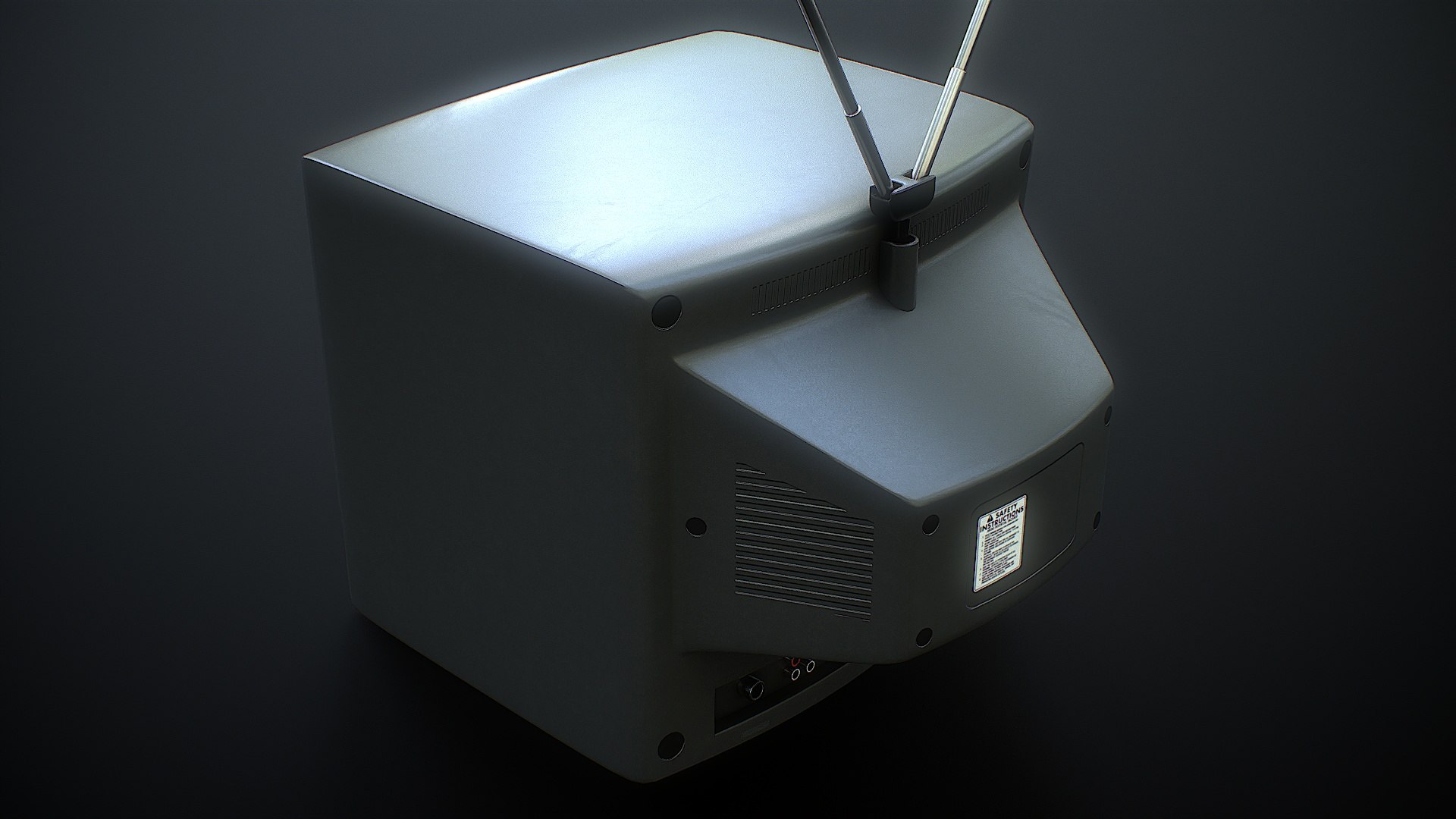 CRT TV 3D Model - TurboSquid 2084398