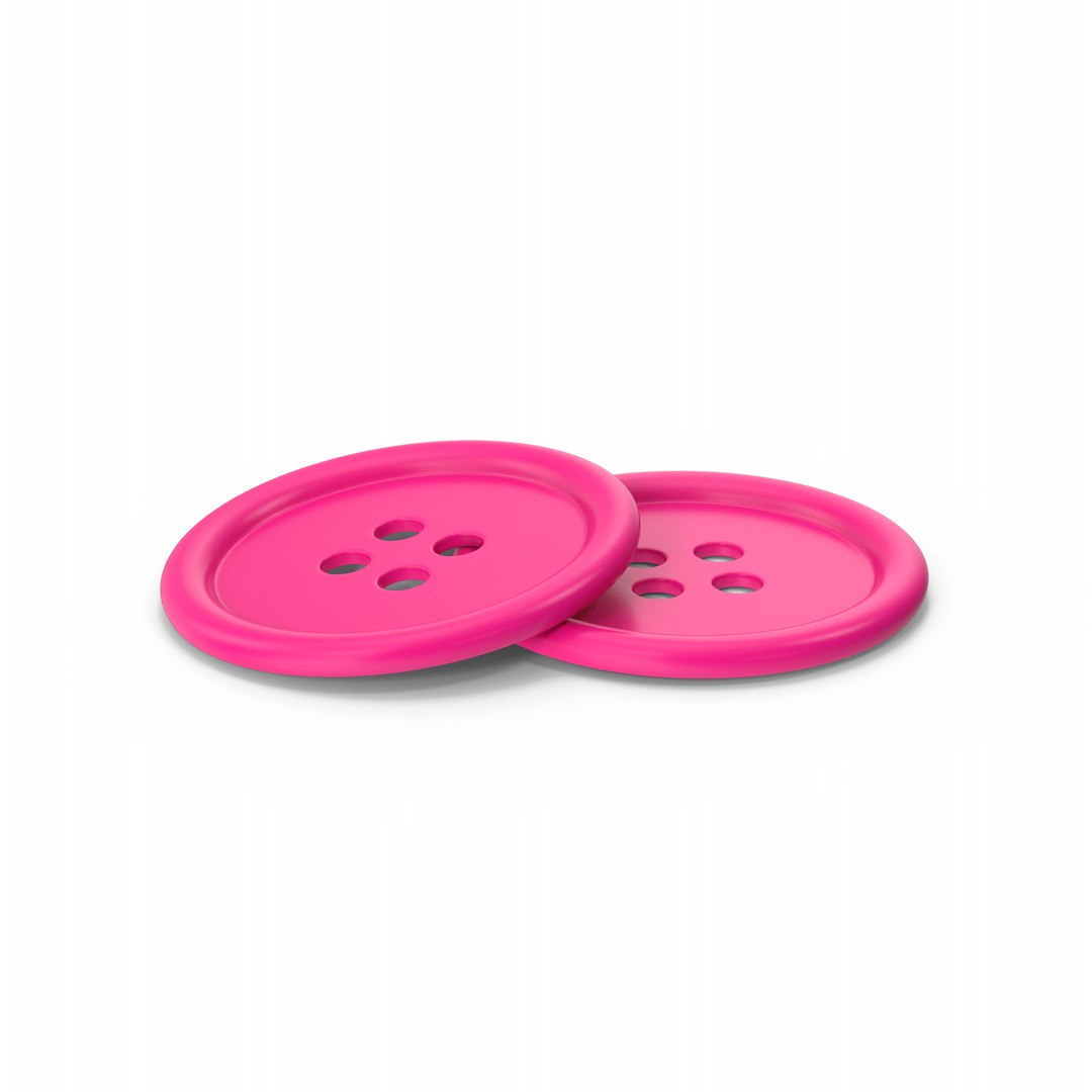 3D Model Cloth Buttons - TurboSquid 2139098
