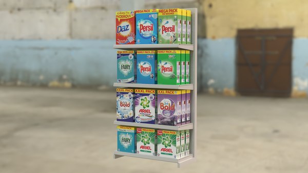 3D model Supermarket Shelves Collection - TurboSquid 1879274