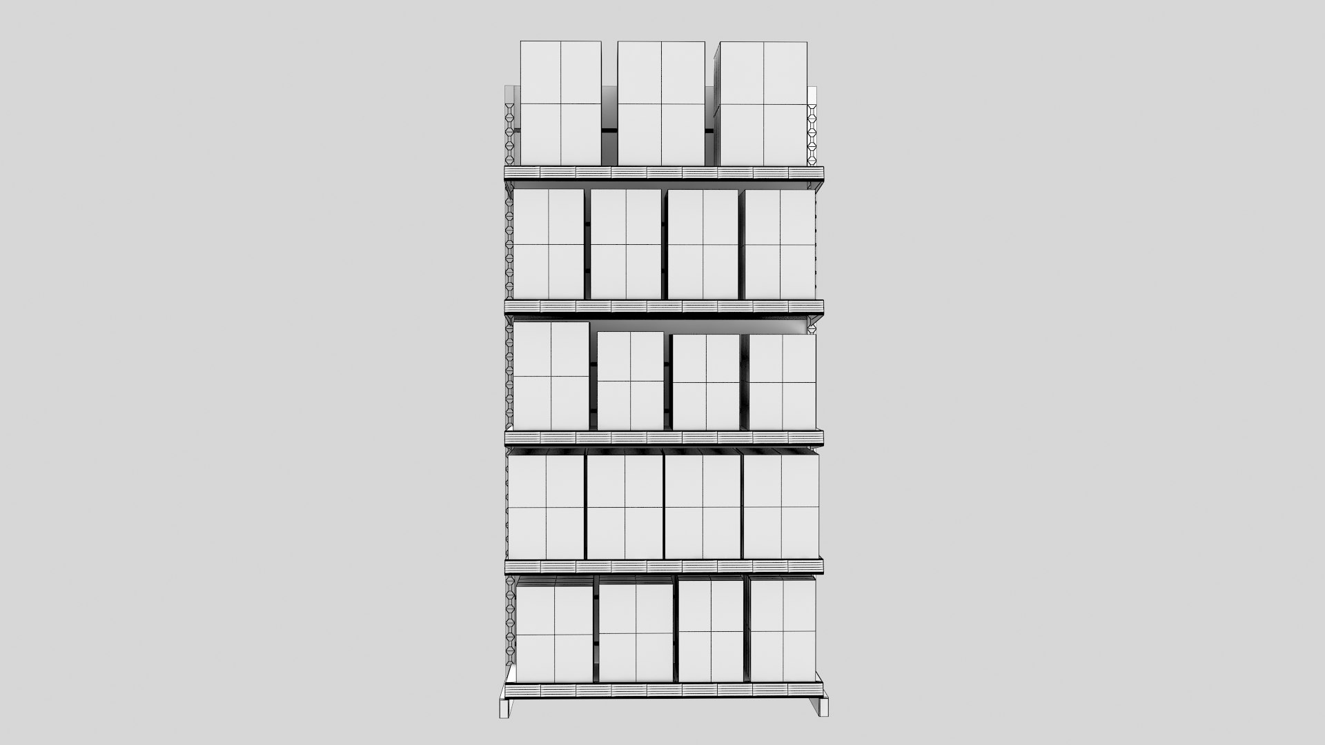 3D model Supermarket Shelves Collection - TurboSquid 1879274