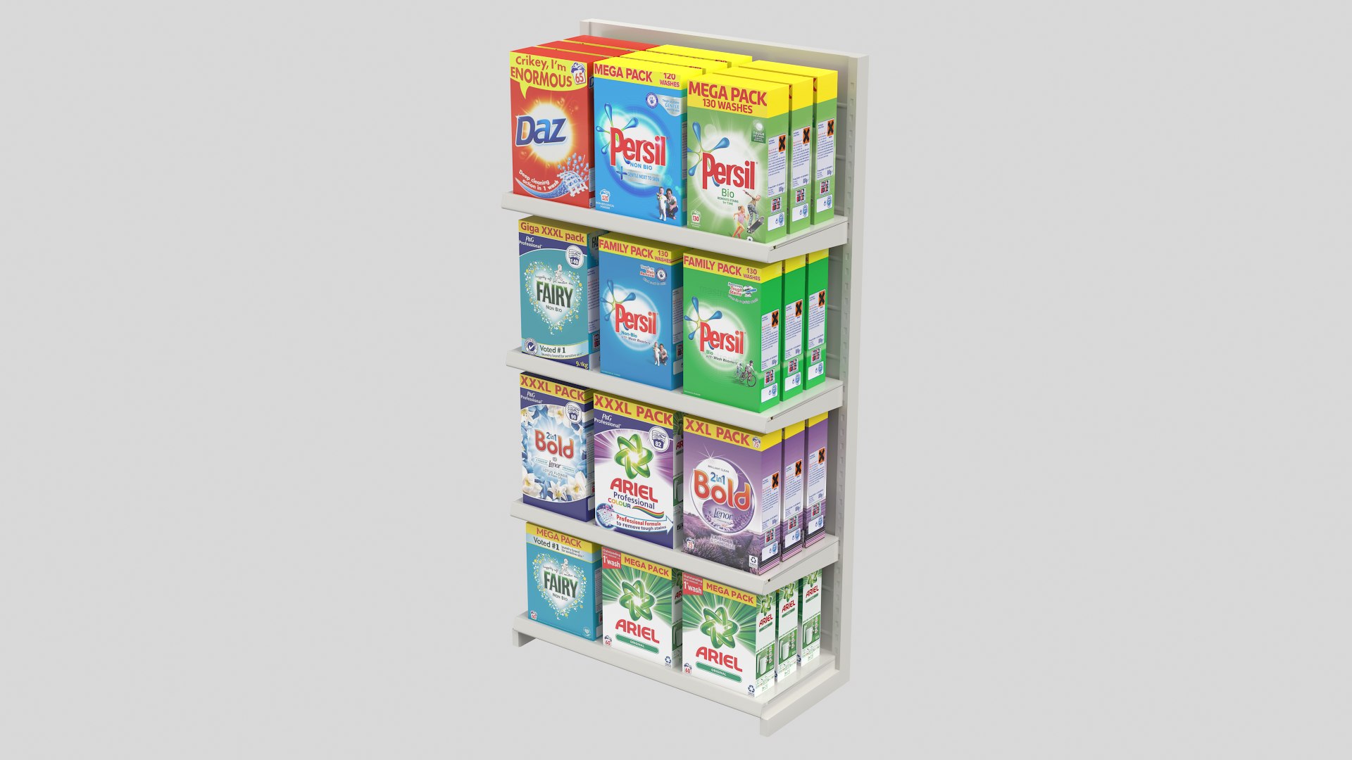 3D model Supermarket Shelves Collection - TurboSquid 1879274
