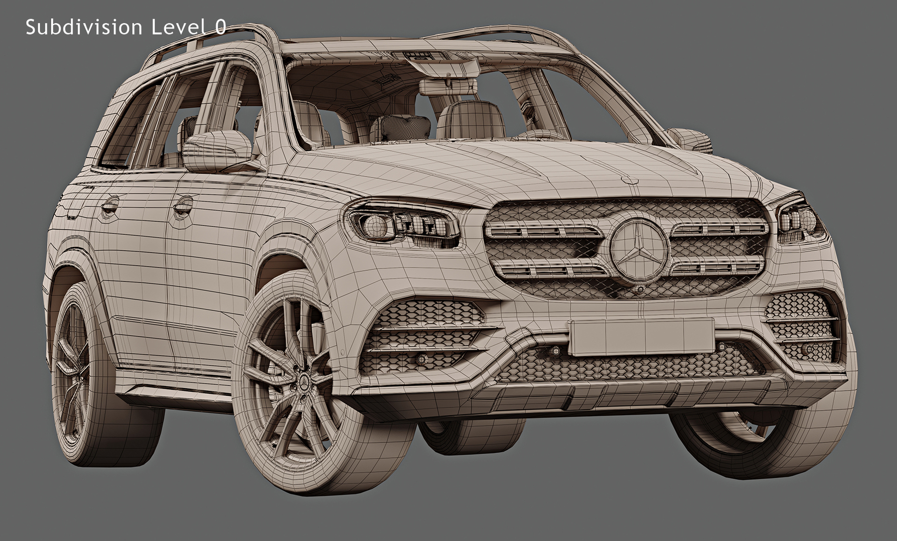 2020 mercedes-benz gls 3D - TurboSquid 1439038