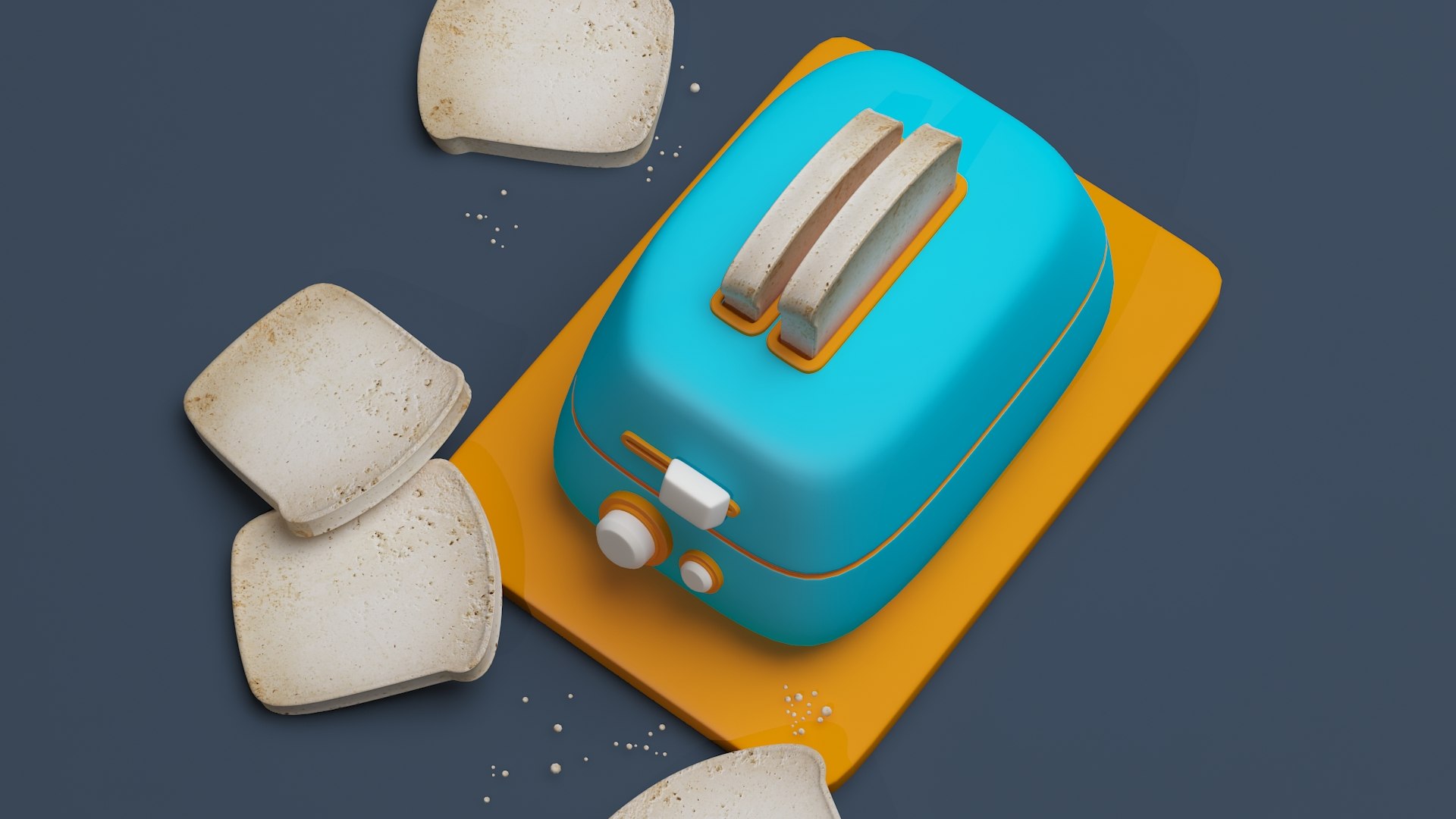3D Model Bread Machine - TurboSquid 2027961
